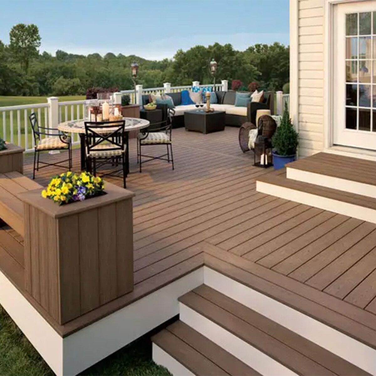 Deck Para Exterior en WPC Siena — Prodeco