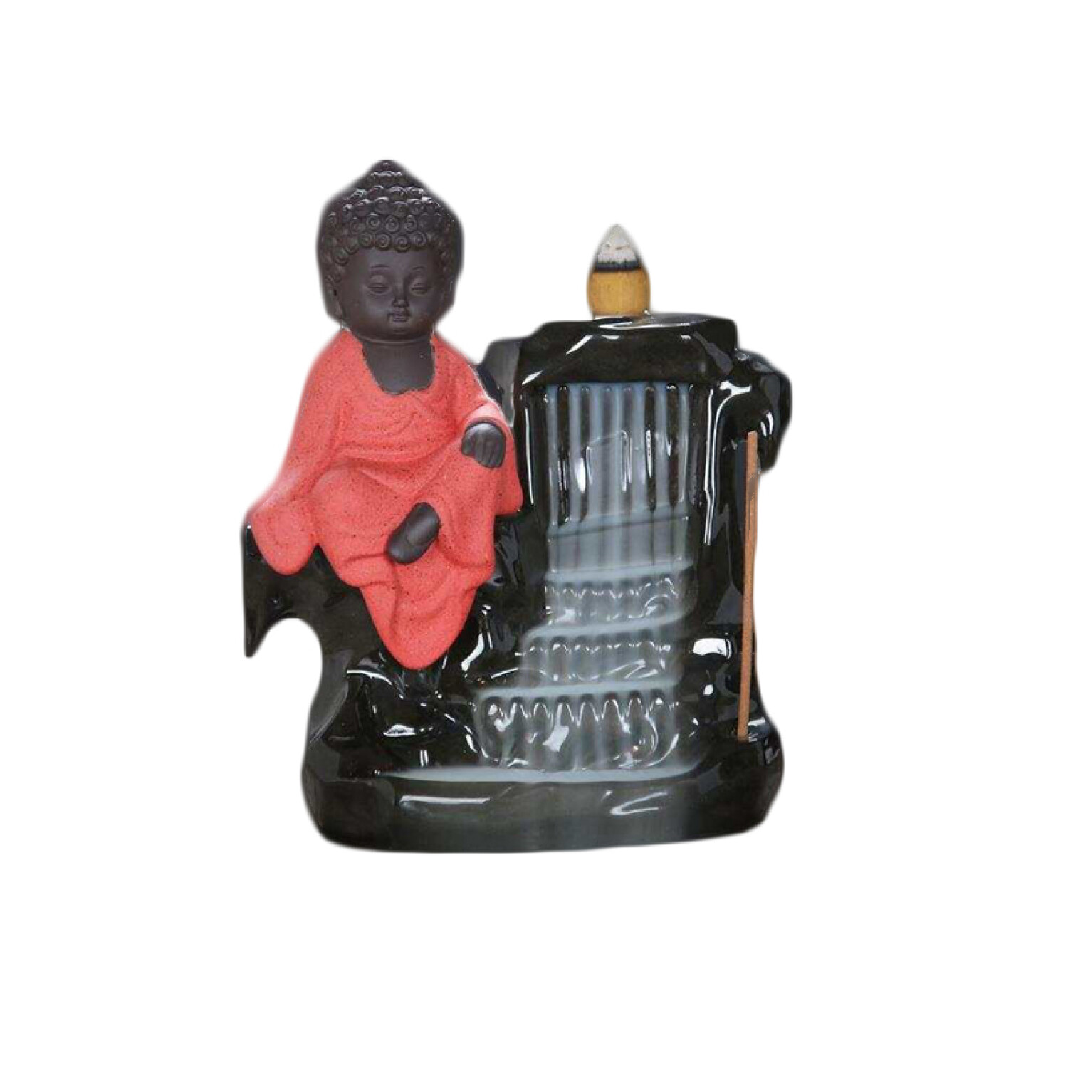 Fuente De Humo Buda - Altar - Rojo — Que Regalo