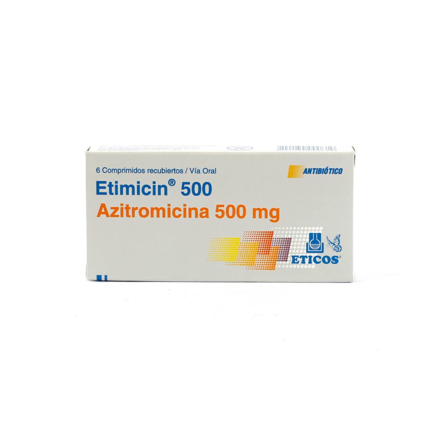 ETIMICIN 500 MG. CJ X 6 COMPRIMIDOS — Farmacenter