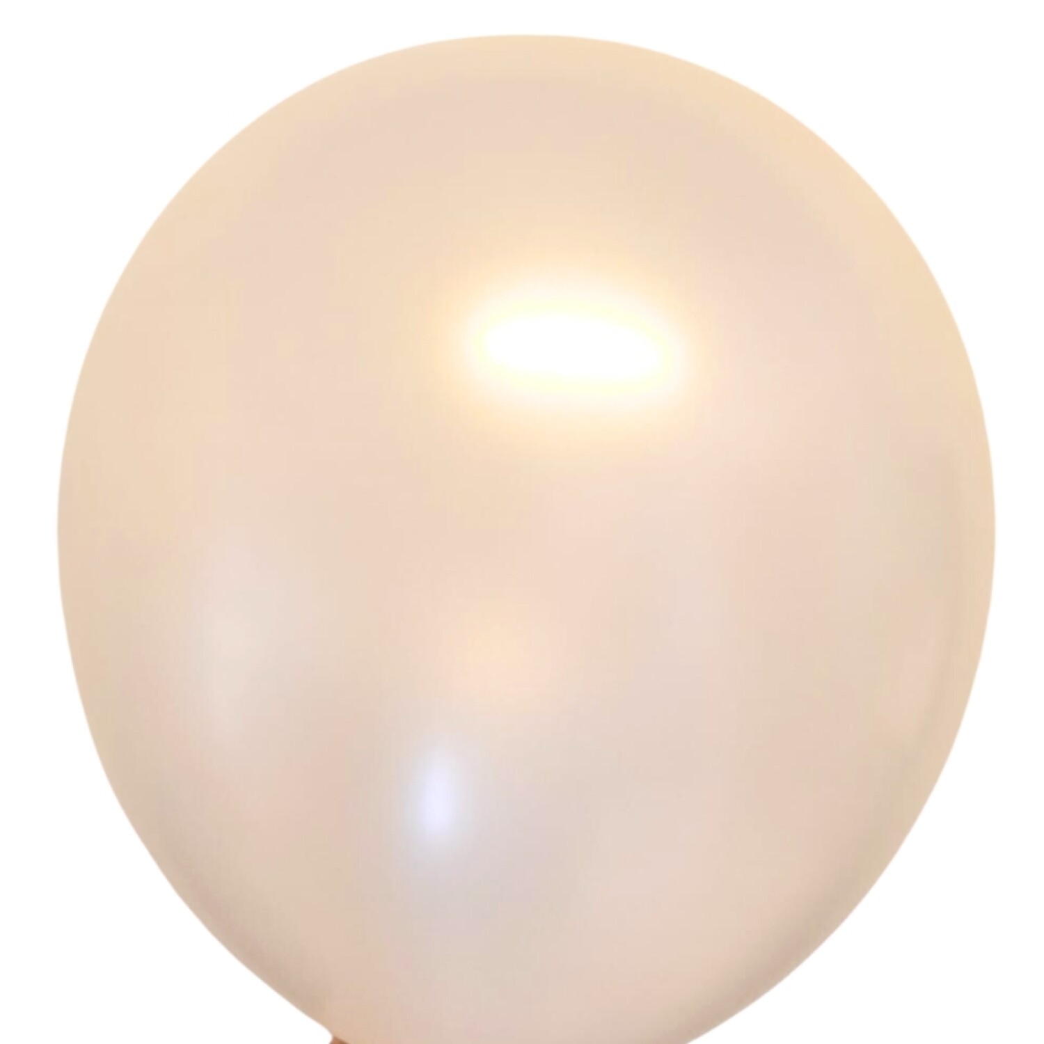 Globos X10 Tamaño R12 - Blanco Perlado — Casa Fessta