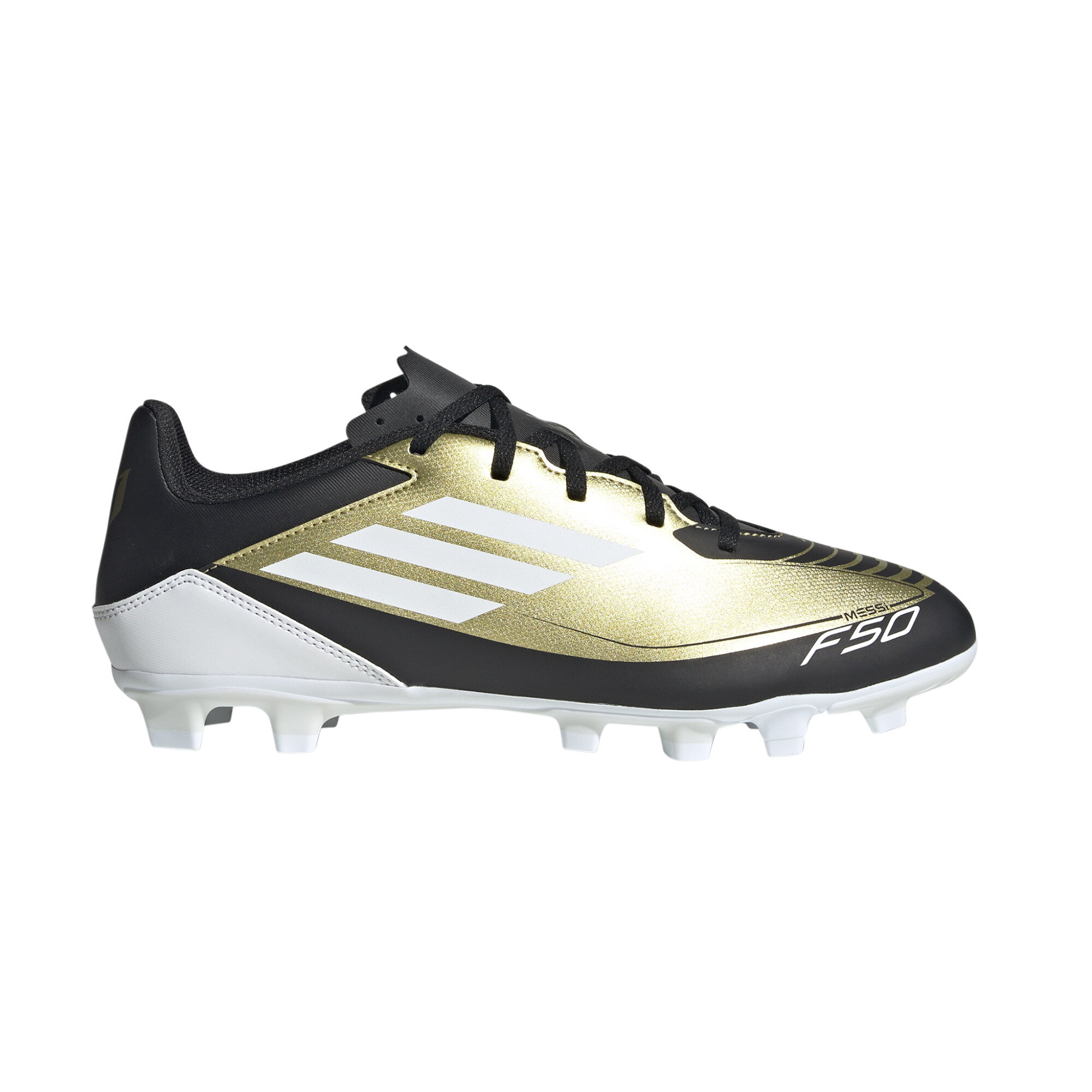 adidas F50 CLUB FxG MESSI - Gold Metallic / Cloud White / Core Black ...