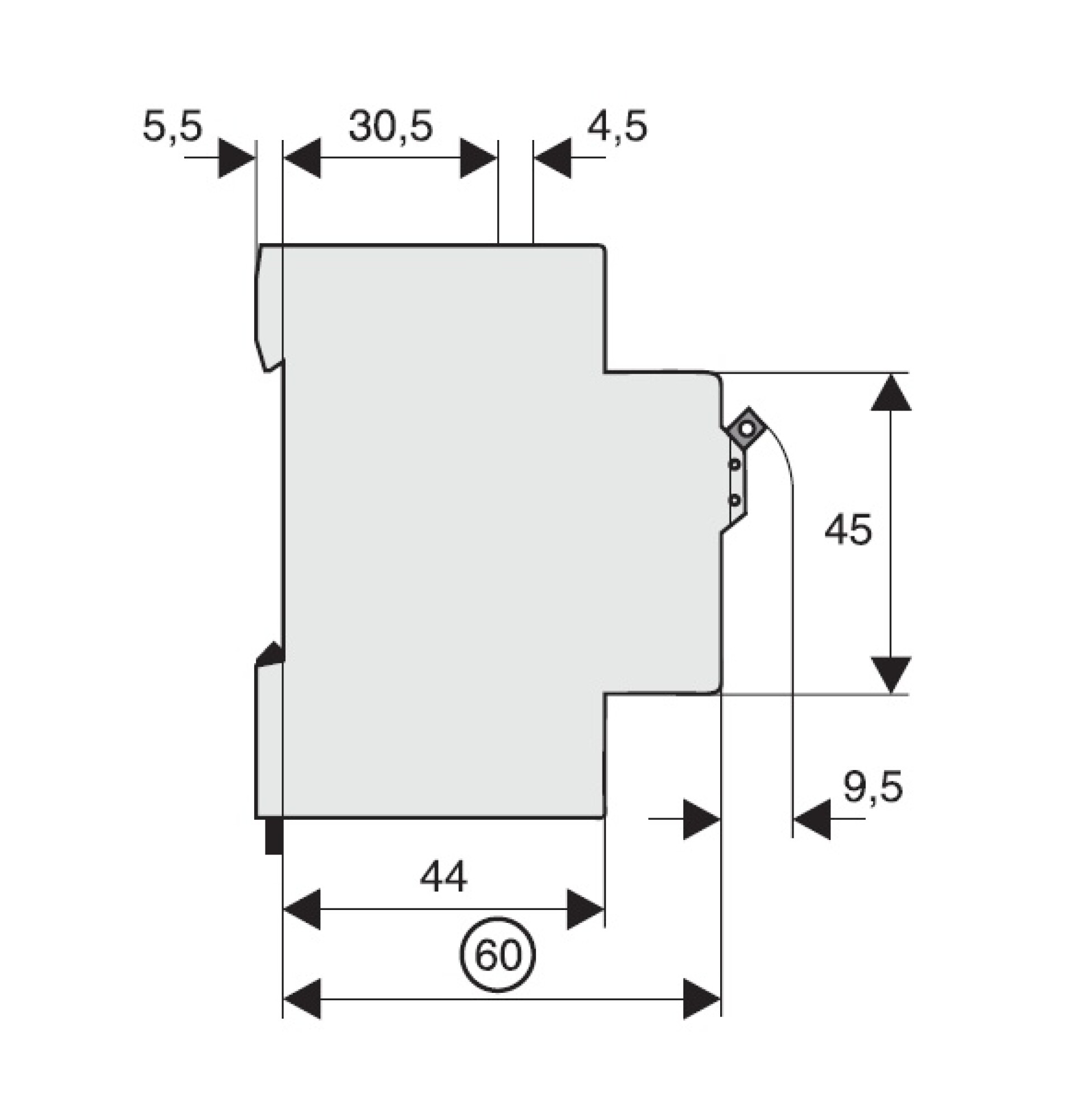 DISYUNTOR TM mMC6 1X 04A CURVA C 06KA - EATON — Luminotecnia