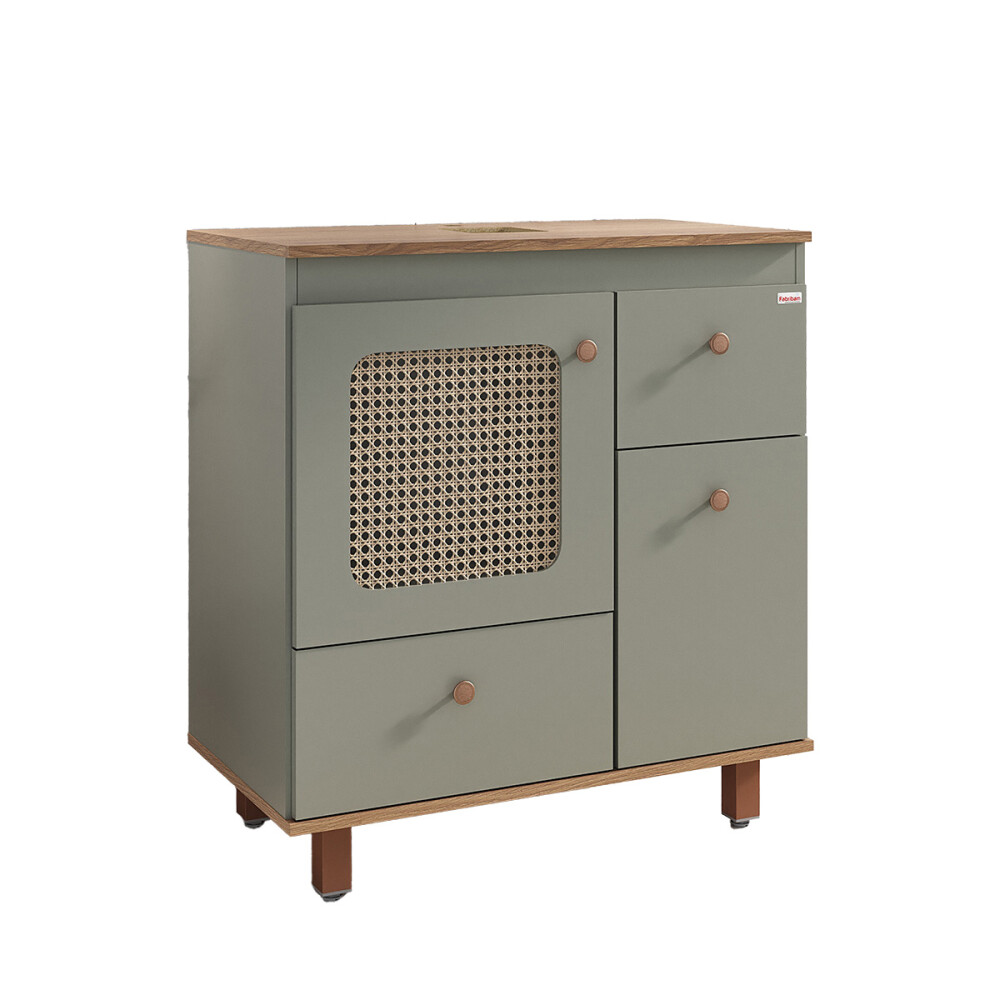 Gabinete Julia Con Pies Verti Color Catedral — Castro