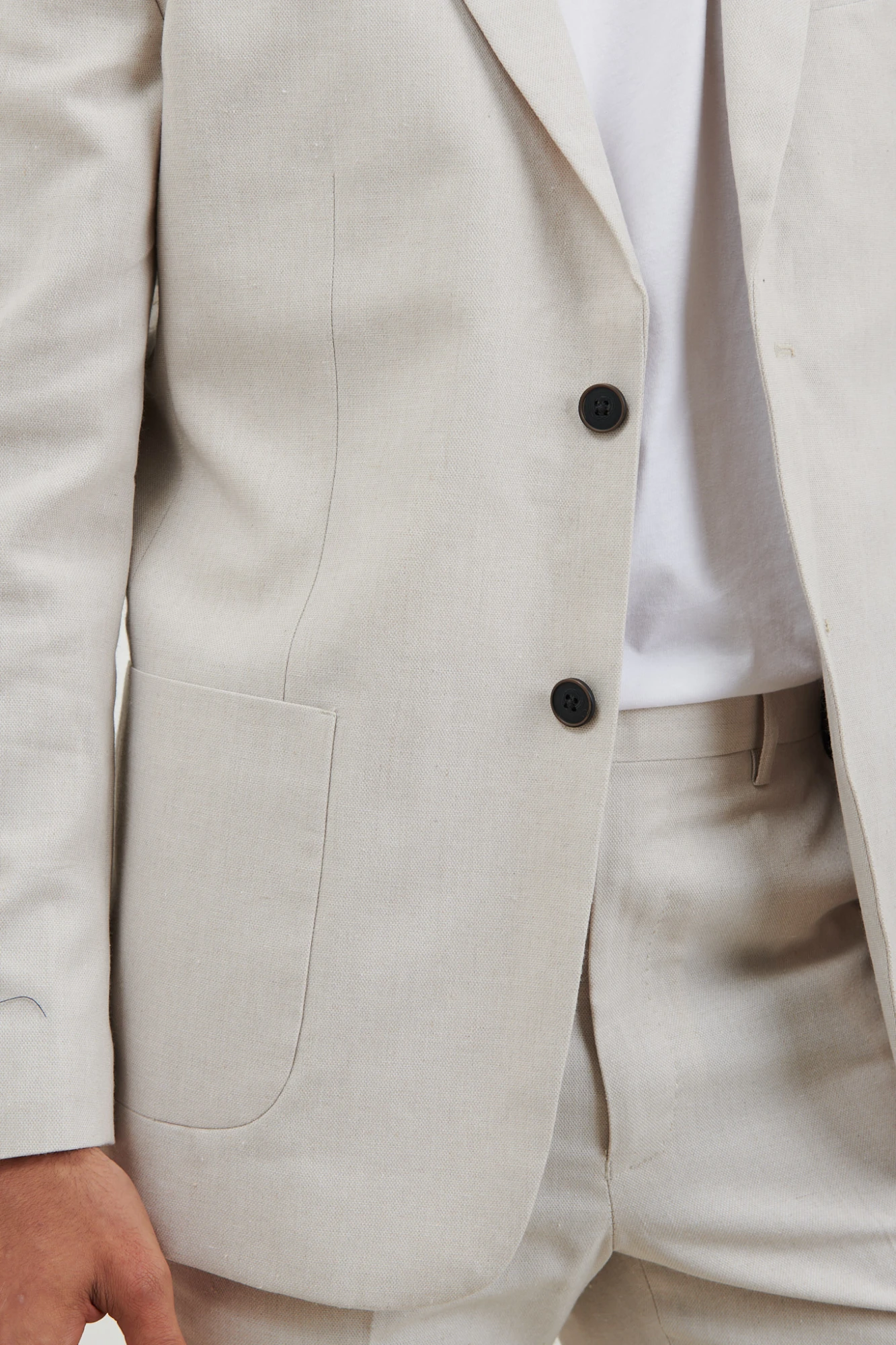 SACO HARRINGTON LABEL - Beige — Harrington