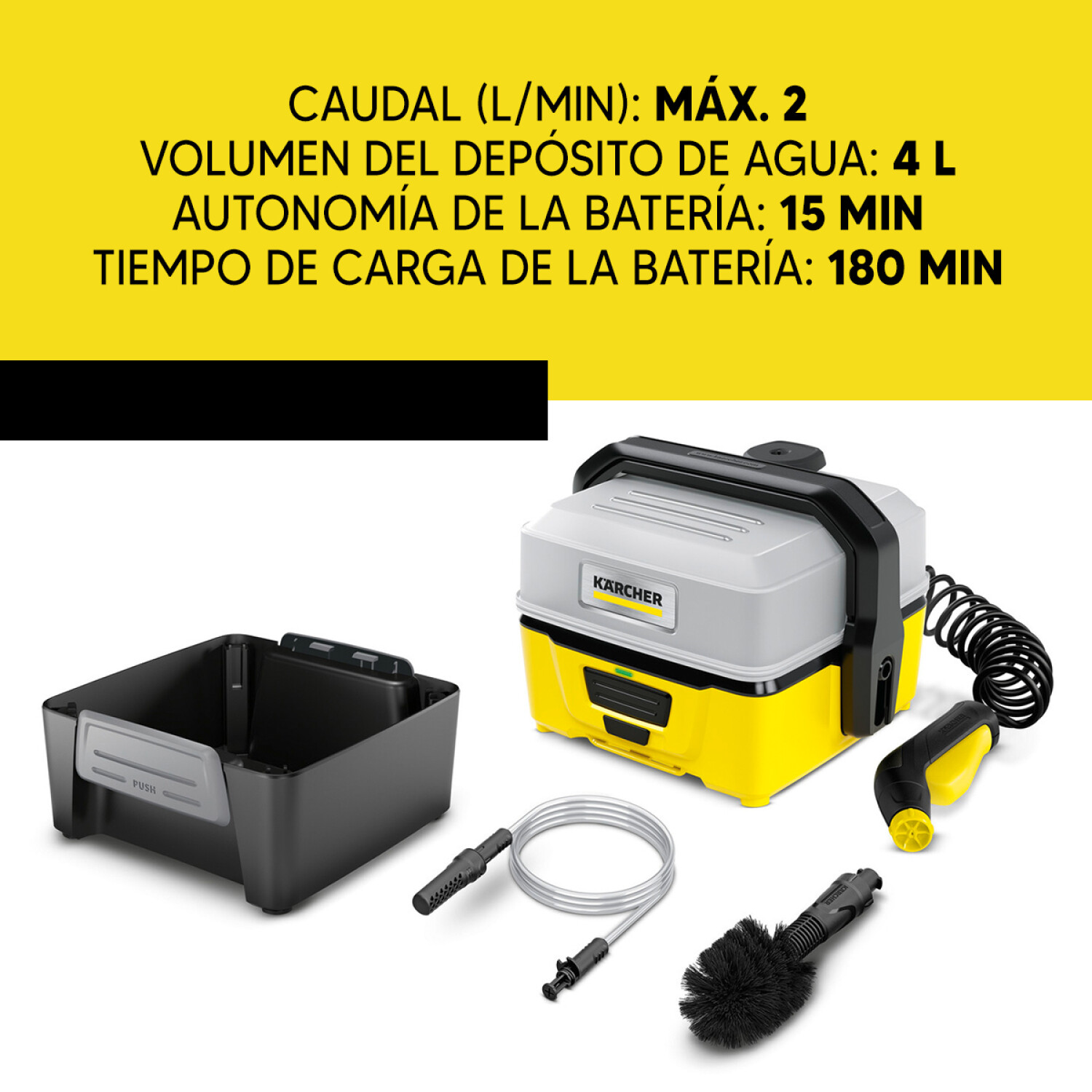 Hidrolavardora Kärcher Oc 3 Plus Portable/ Batería - HIDROLAVADORA ...