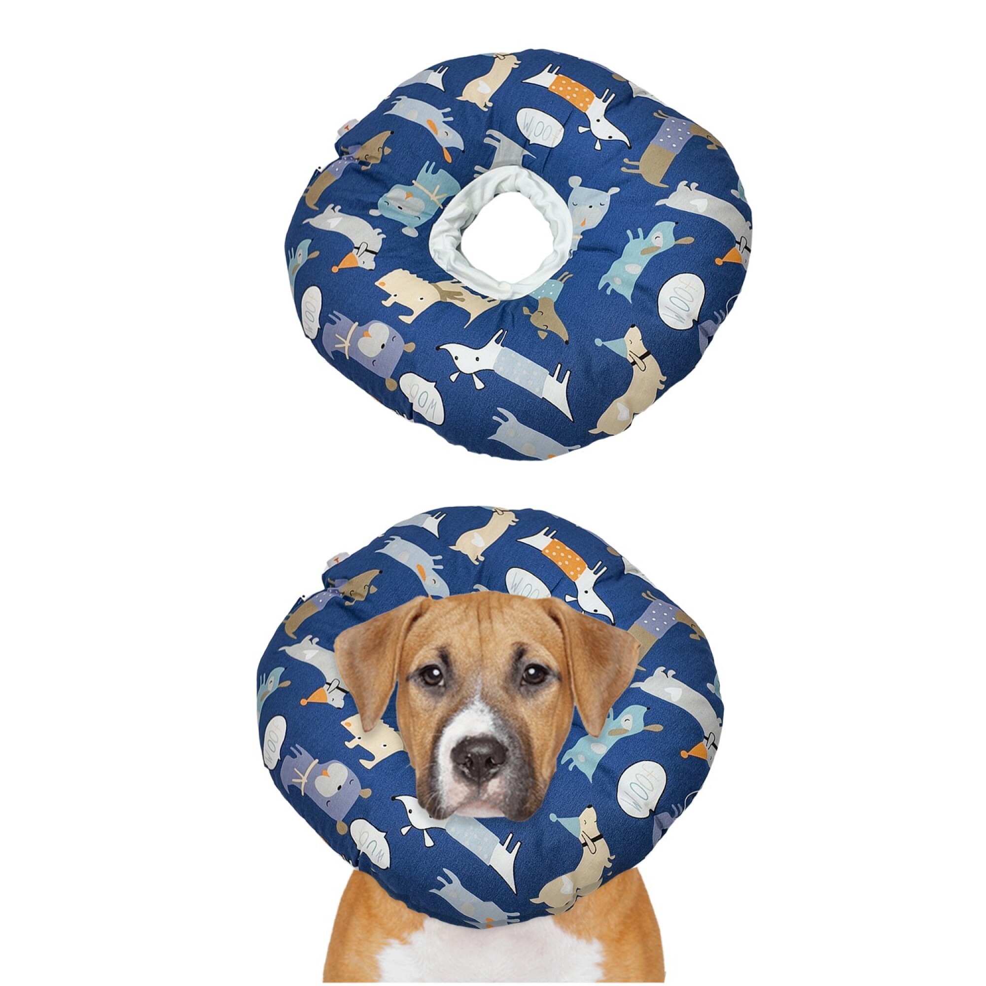 Collar Isabelino Perro Gato Mascotas Ajustable 32 Cm Tela - Variante ...