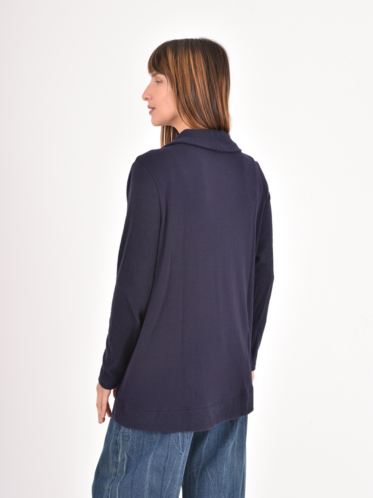 SACO GIULIA - AZUL OSCURO — Guapa - Paprika