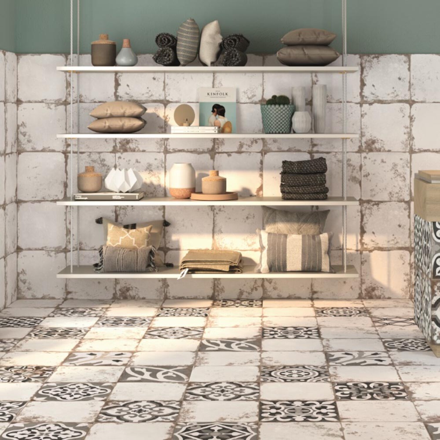 Porcelanato Antique White "a" 33.3x33.3 Cm — Castro