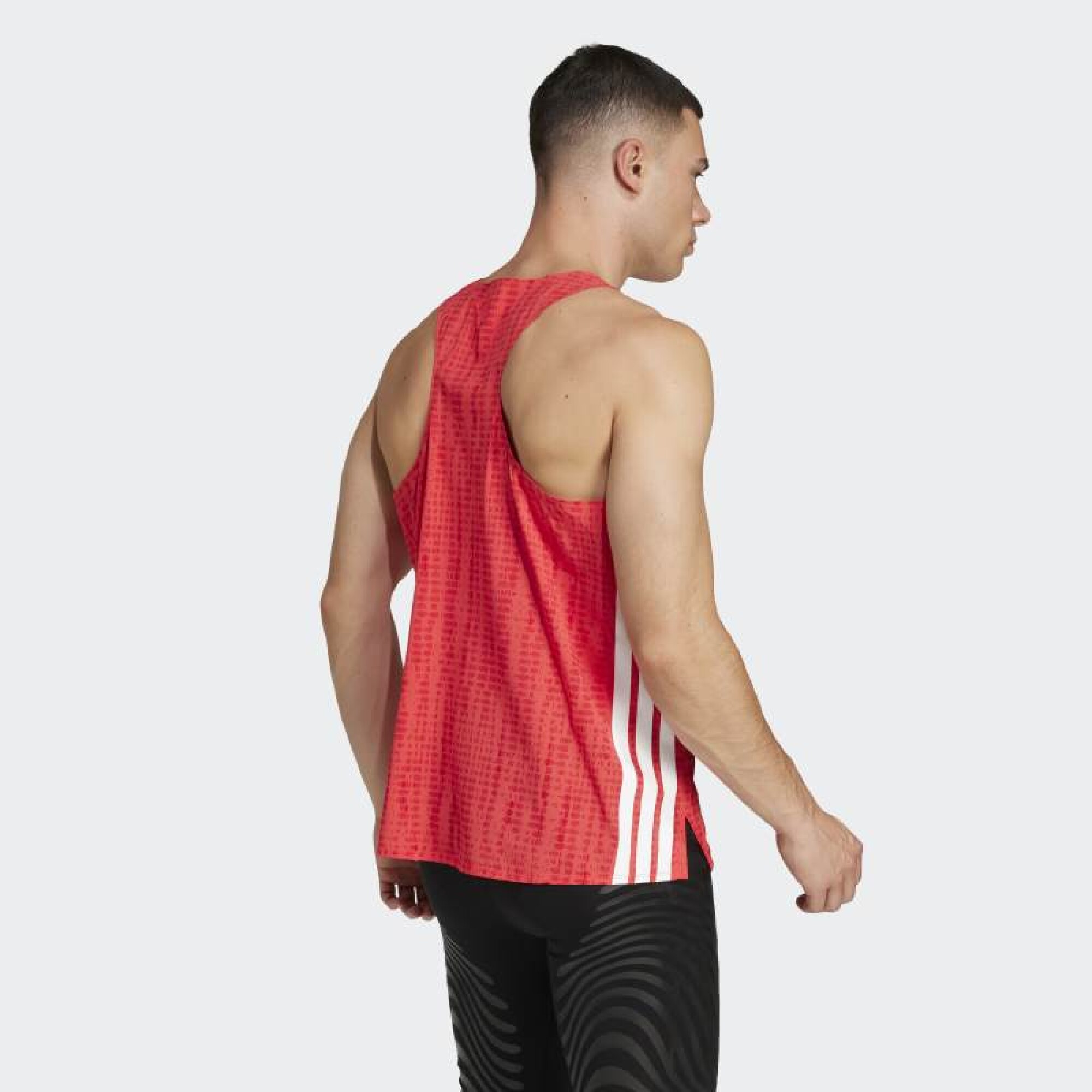 Musculosa Adidas Adizero Running - Rojo — Fitpoint