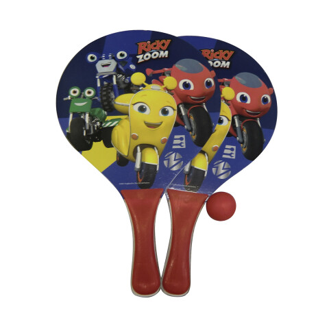 Set de Paletas Playeras y Pelota Ricky Zoom 38 cm — Cartoons