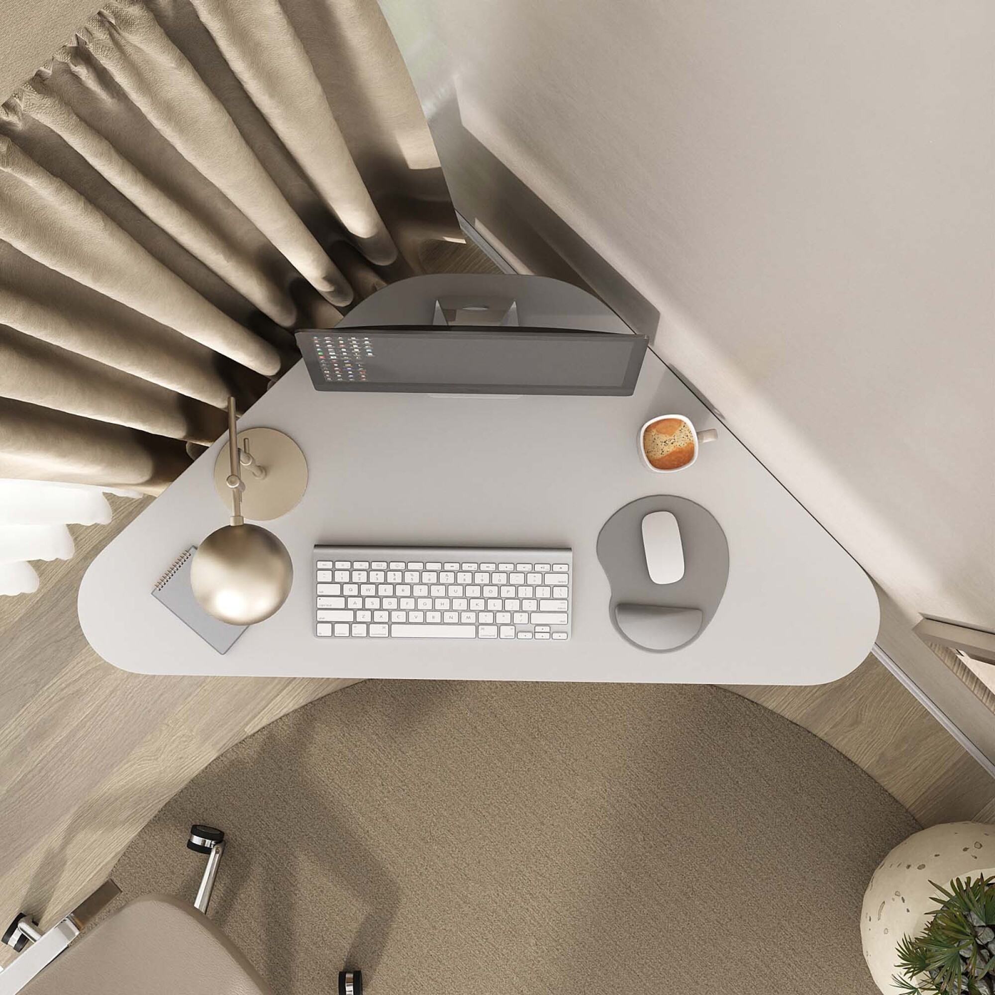 Escritorio Mdf Corner — Divino