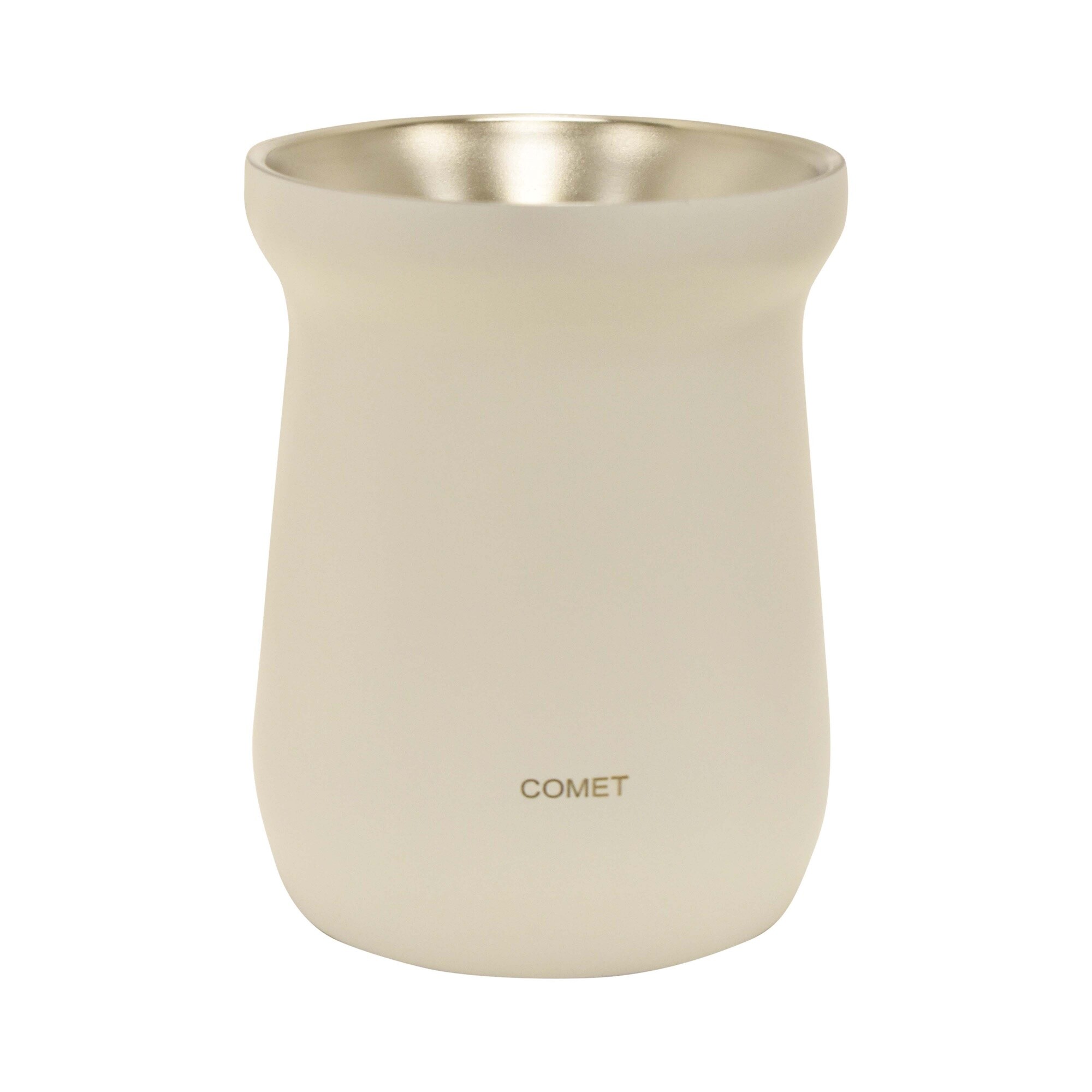 Mate Chico con Doble Pared en Acero Inoxidable 160Ml Comet - Blanco — HTS