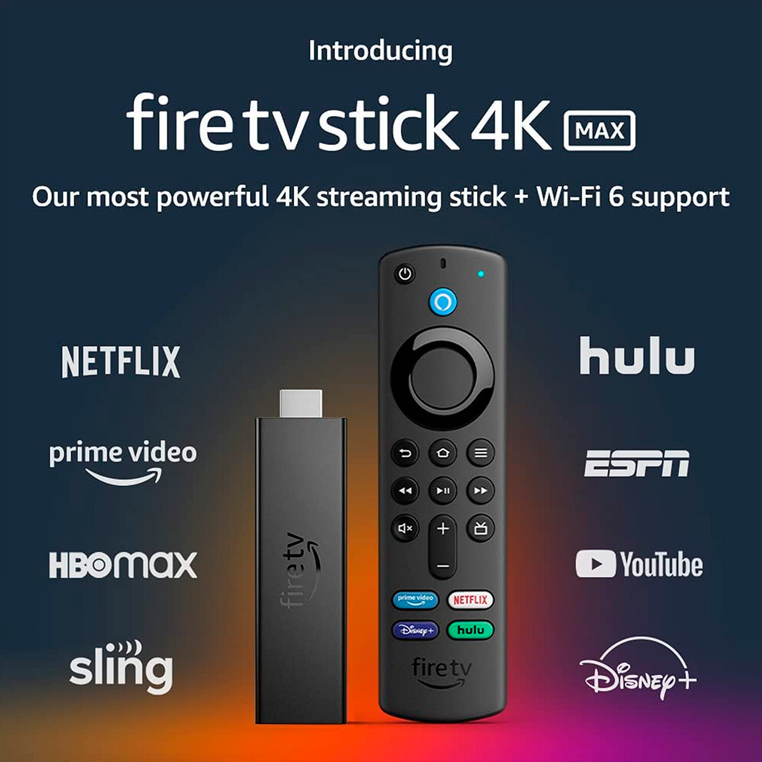 Amazon Fire Tv Stick 4K Max Control Remoto Alexa GEN3 — Universo Binario