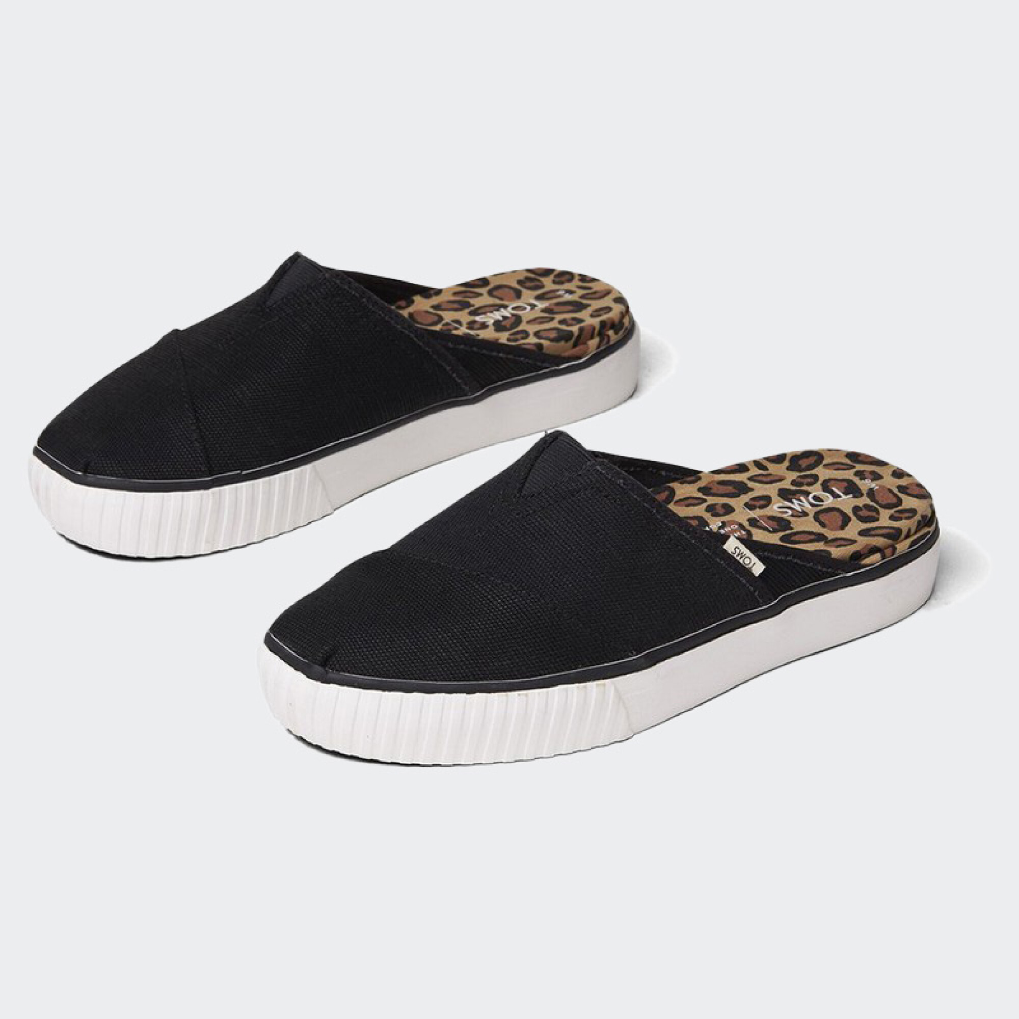 Calzado Toms Indio Mule Slip-Ons - Negro — Pricebox