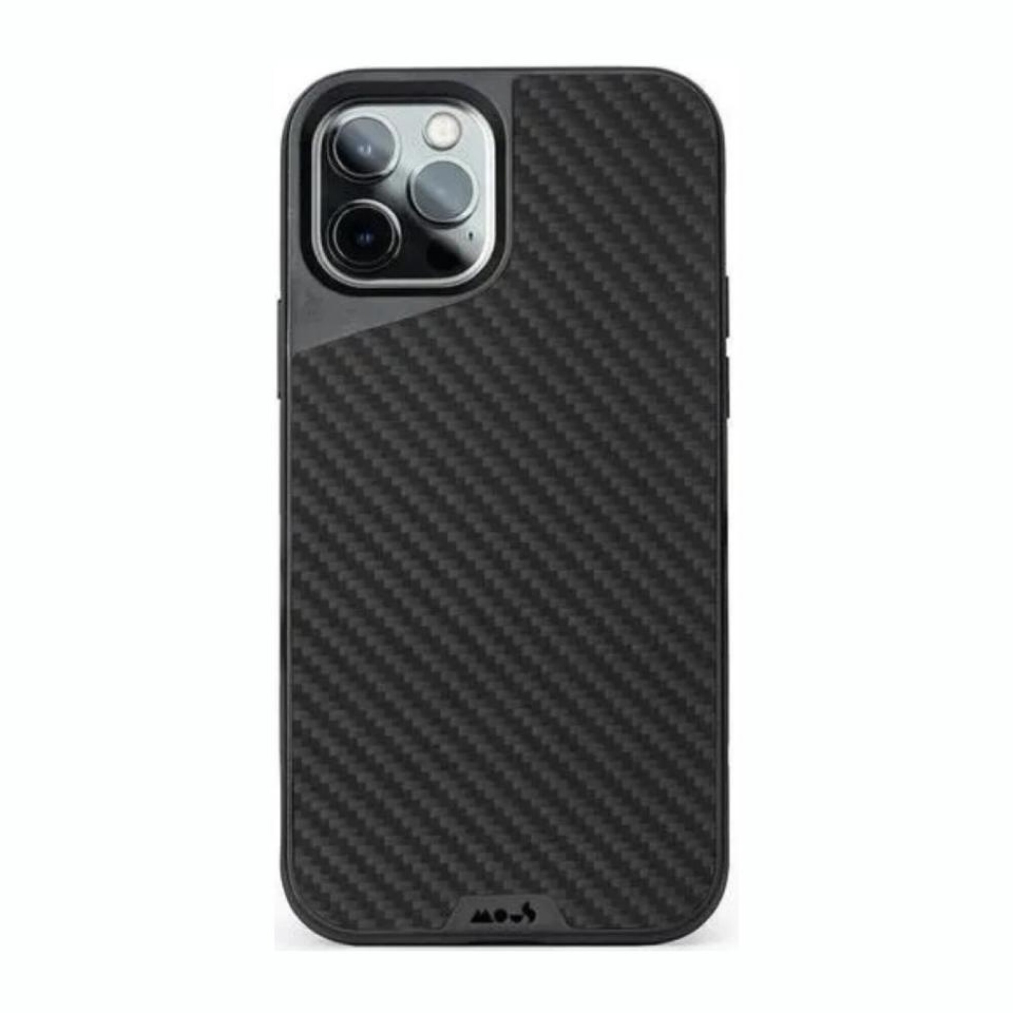 Case MOUS Carbon Para IPHONE 12/12 Pro - Negro — AMV Store