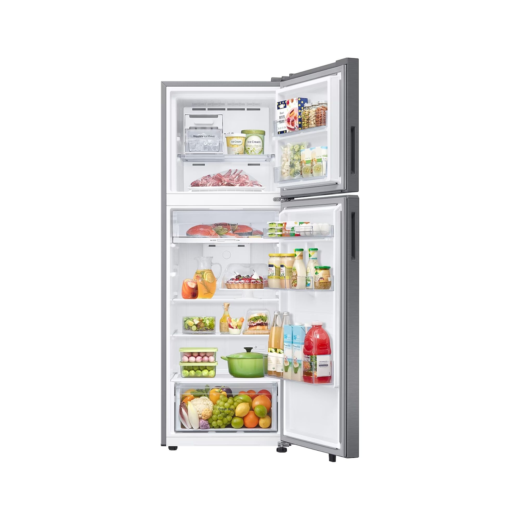 Heladera Samsung 345 litros Space Max Silver Optimal Fresh+ ...