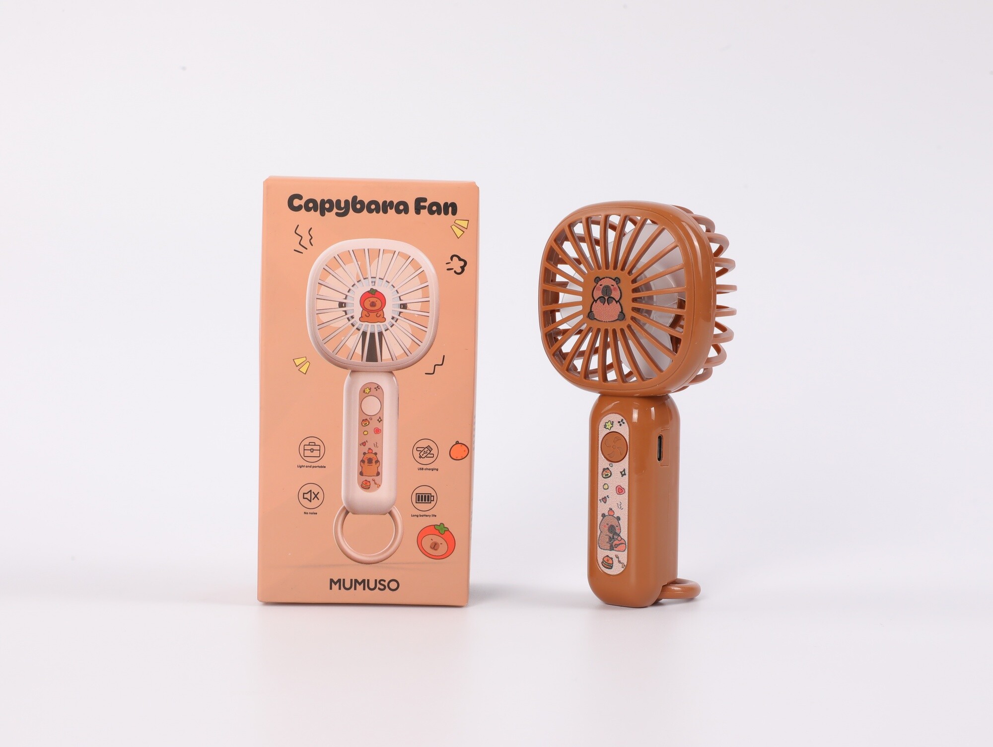 CAPIBARA MINI VENTILADOR DE MANO — MUMUSO