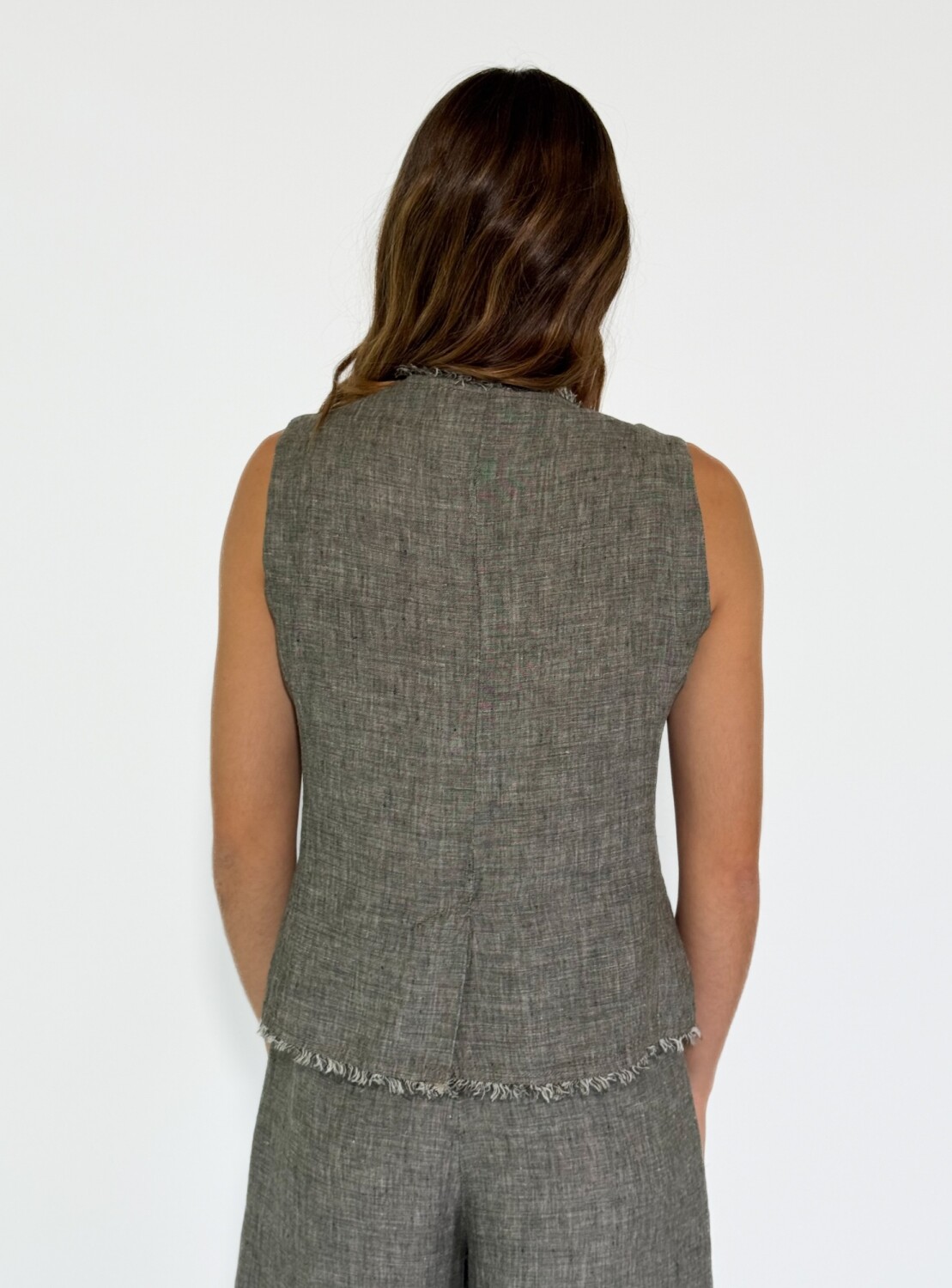 CHALECO TEODORA - GRIS — Panthai
