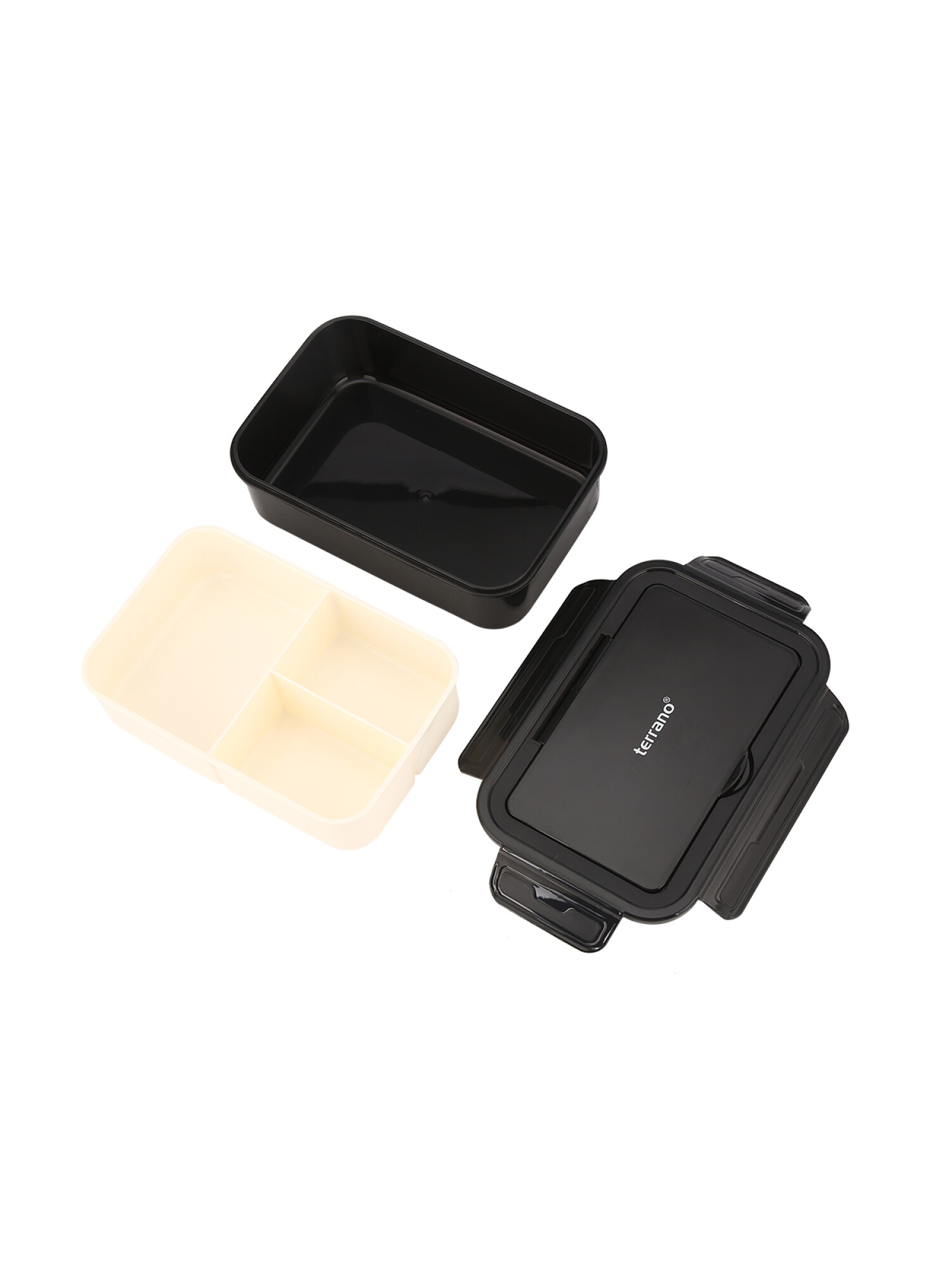 Tupper Pickbox con Cubiertos - Negro — Terrano