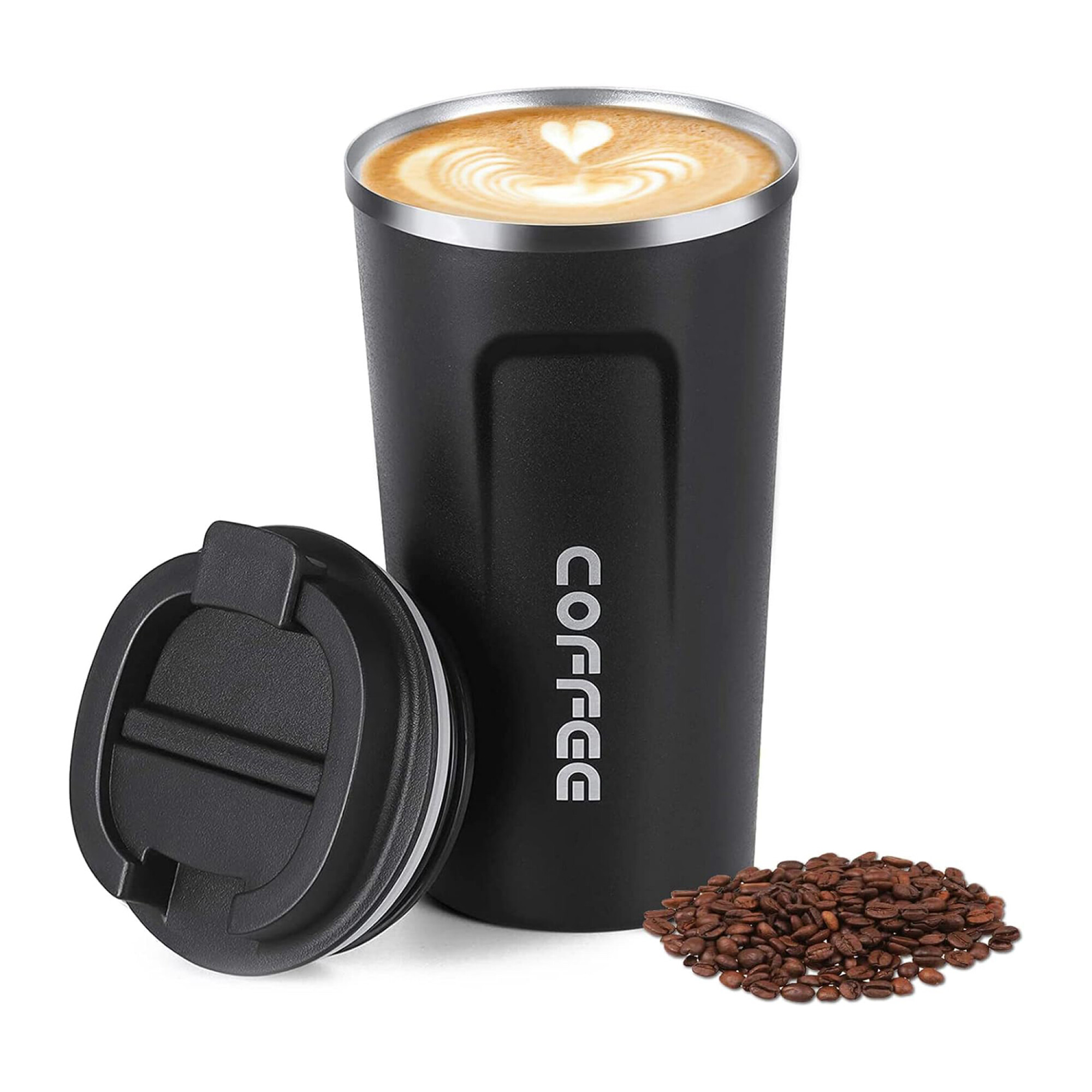 Vaso Térmico Coffee Mug 510 Ml Con Tapa Café Té Taza Jarra - Variante ...
