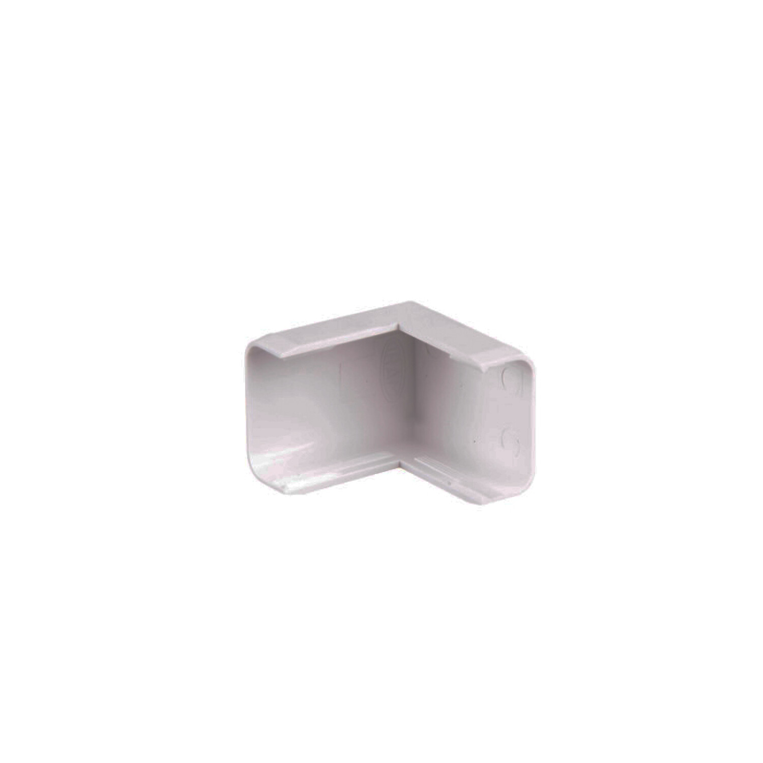 Codo externo blanco para ducto 20x10mm - ZO0413 — Fivisa