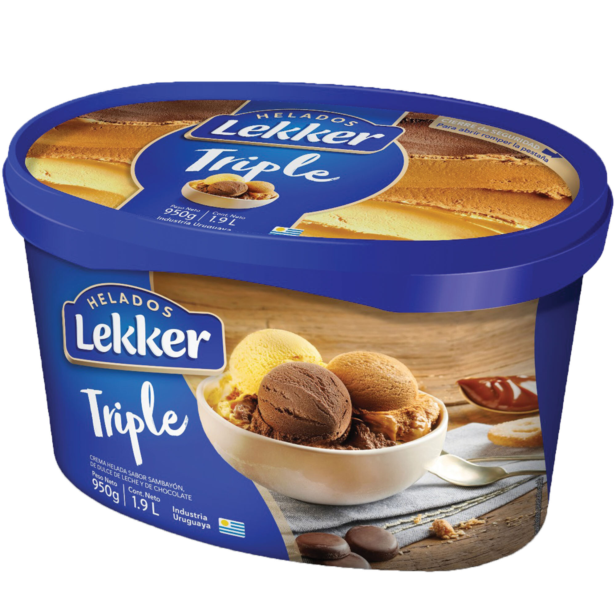 Helado Triple Sambayon 1.9L Lekker — 5 Océanos