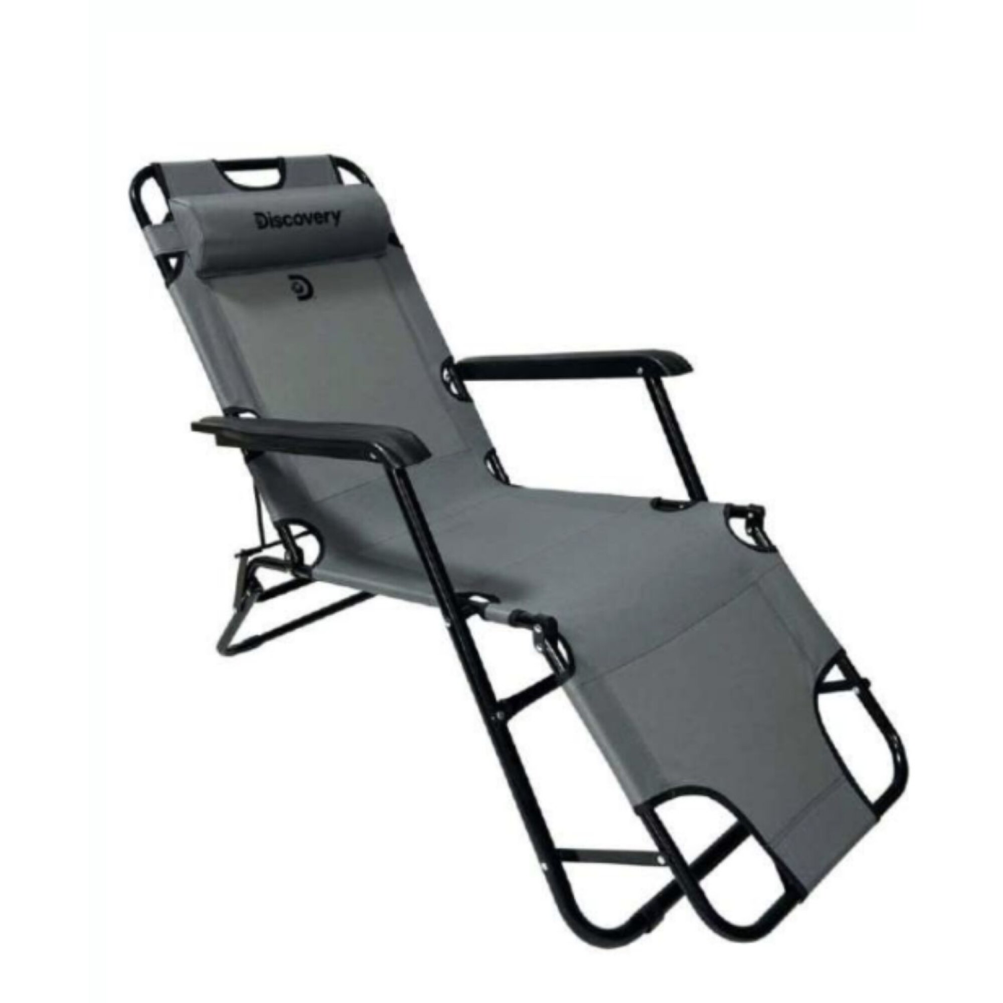 Silla playera Discovery plegable - Gris — Electroventas