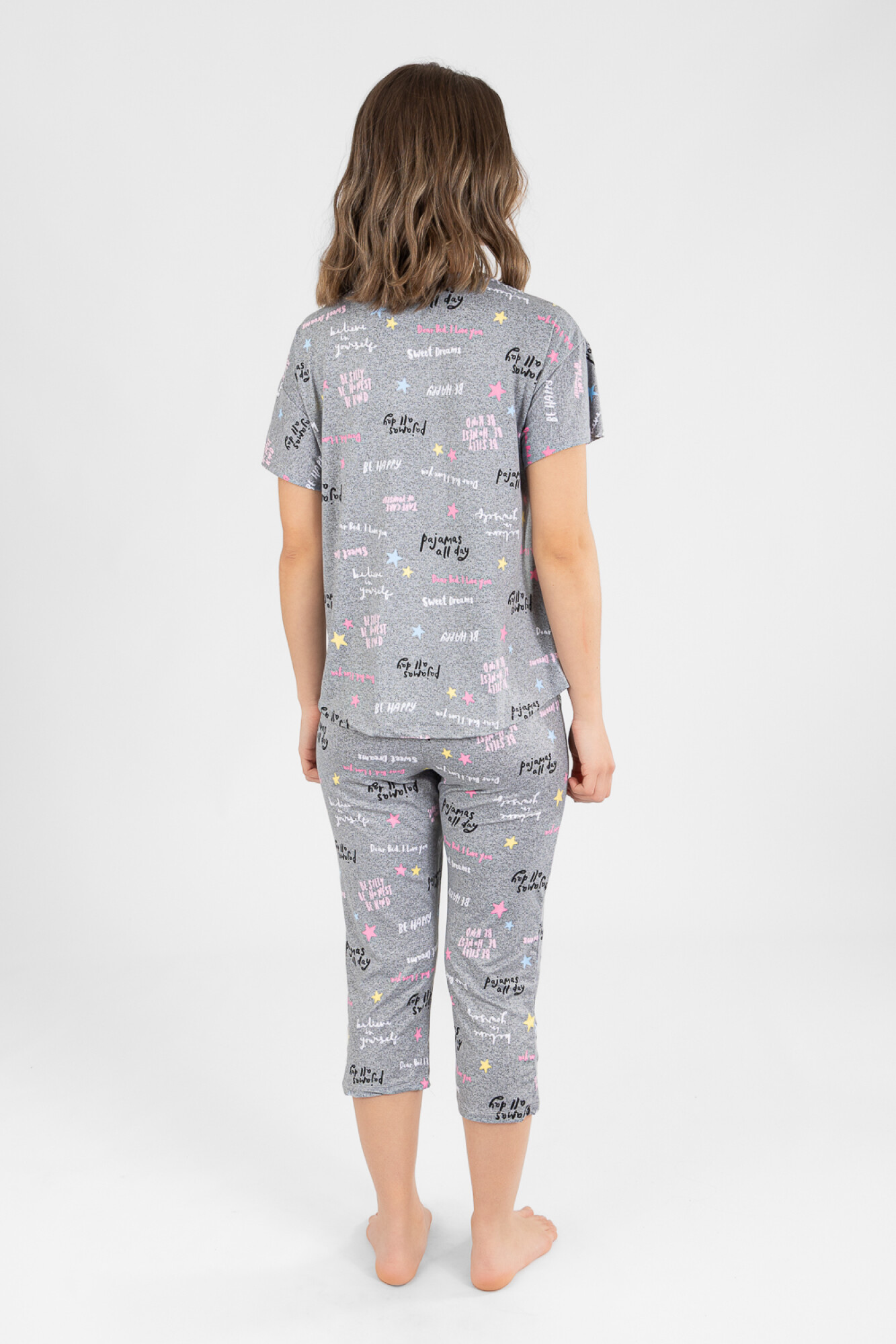 Pijama victoria - Gris melange — SiSi