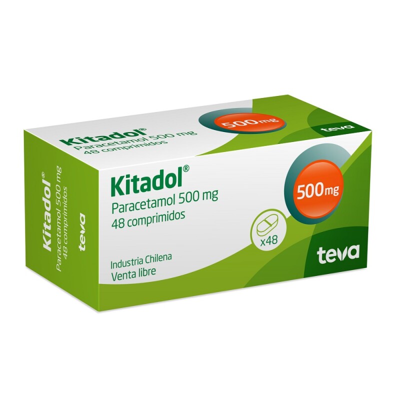 Kitadol 500 Mg. 48 Comp. — Farmacia El túnel