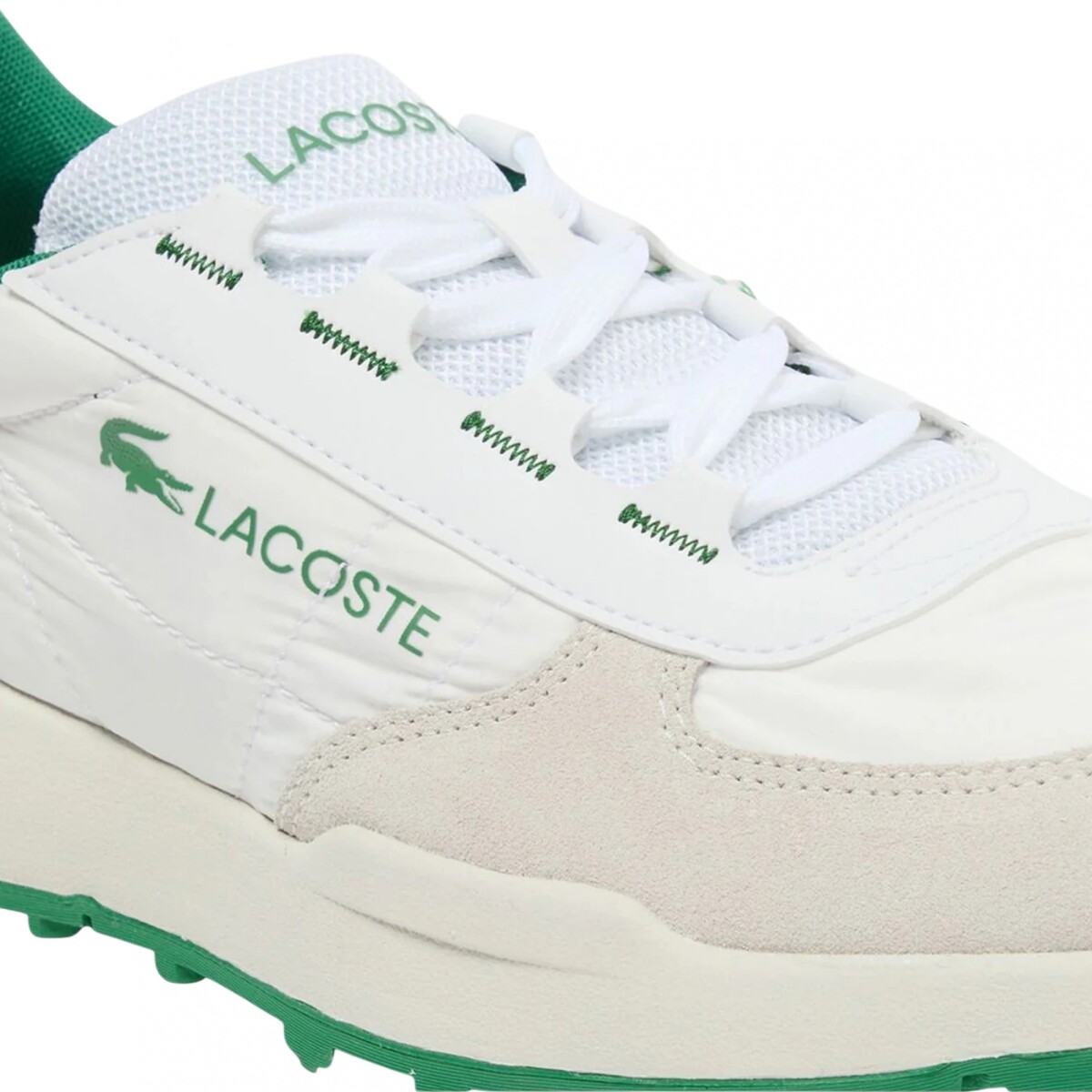 LACOSTE L003 ELITE ACTIVE EVO - White & Green — Zooko