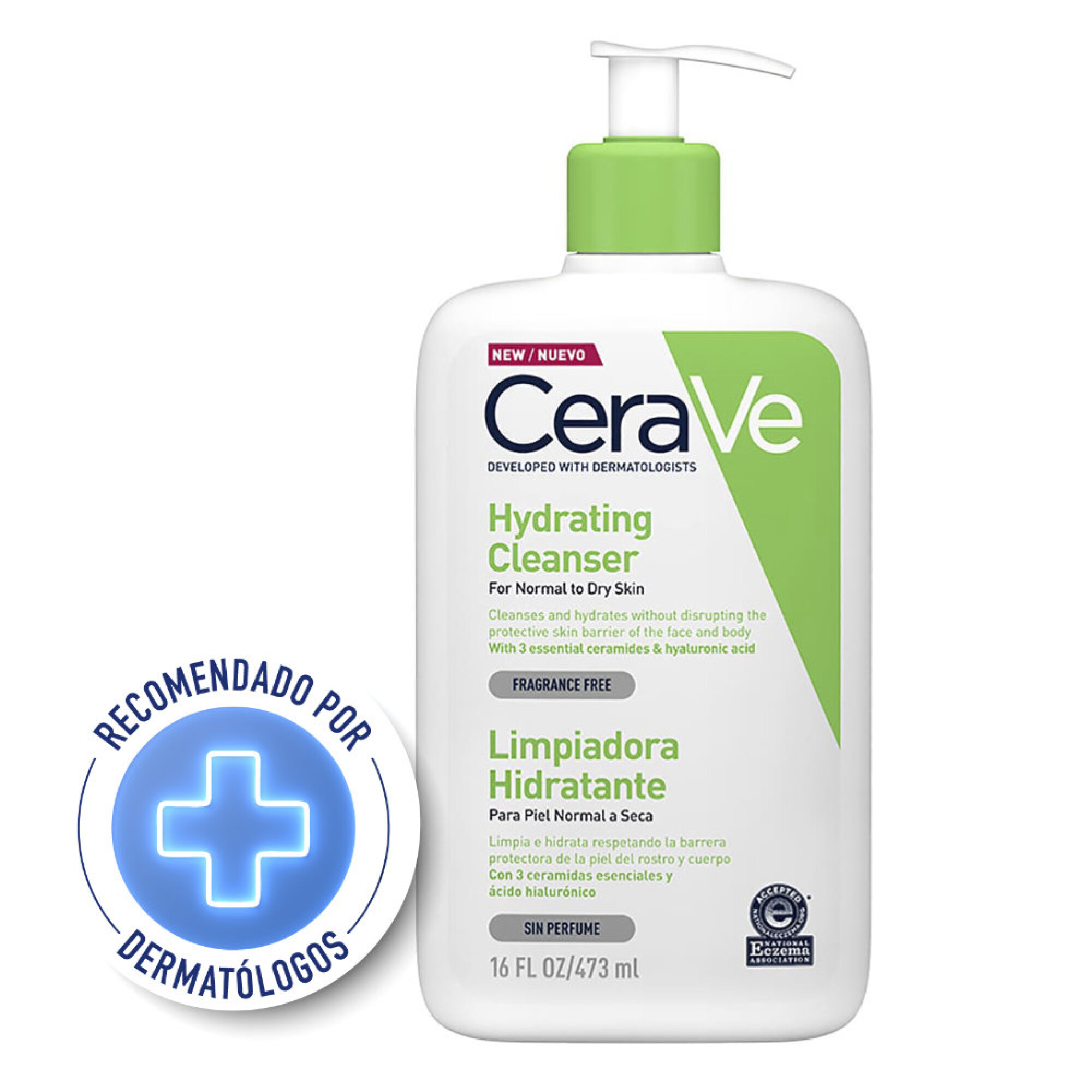 Limpiador Hidratante Cerave Hydrating Cleanser 16 Oz — Universo Binario
