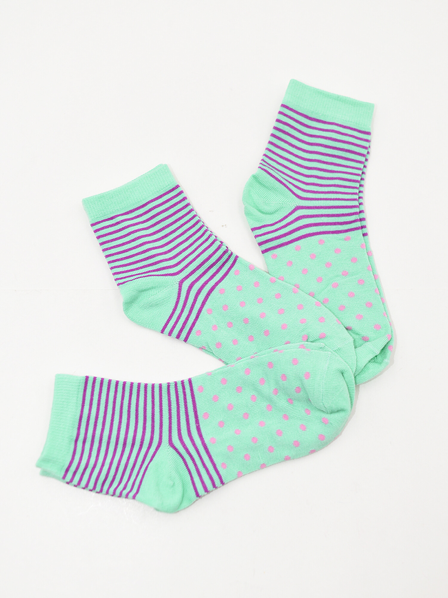 PACK X 3 MEDIA INFANTIL - MENTA — Guapa