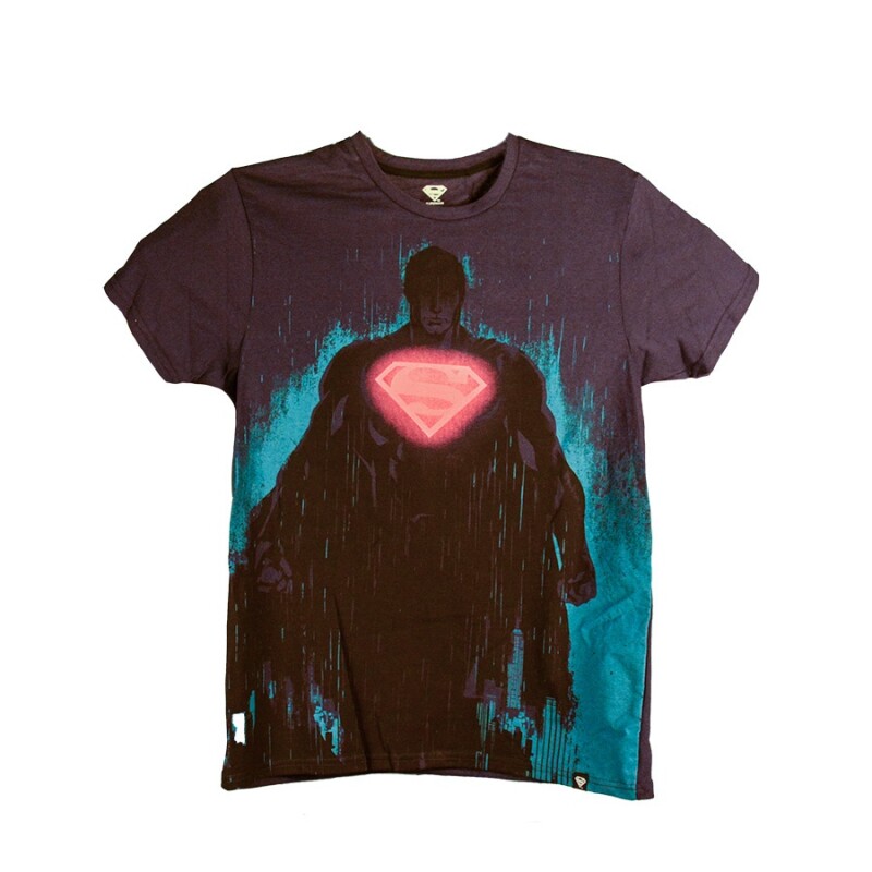 Remera DC Superman de Hombre - SUIASS24001 - Marino — Macri Life