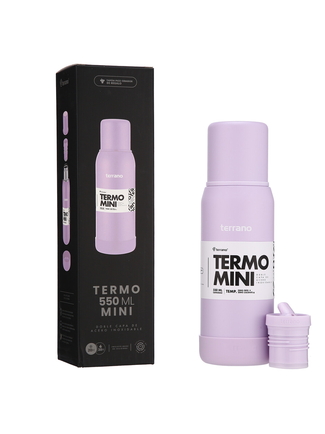 Termo Mini Premium - 500mL. - Lila — Terrano