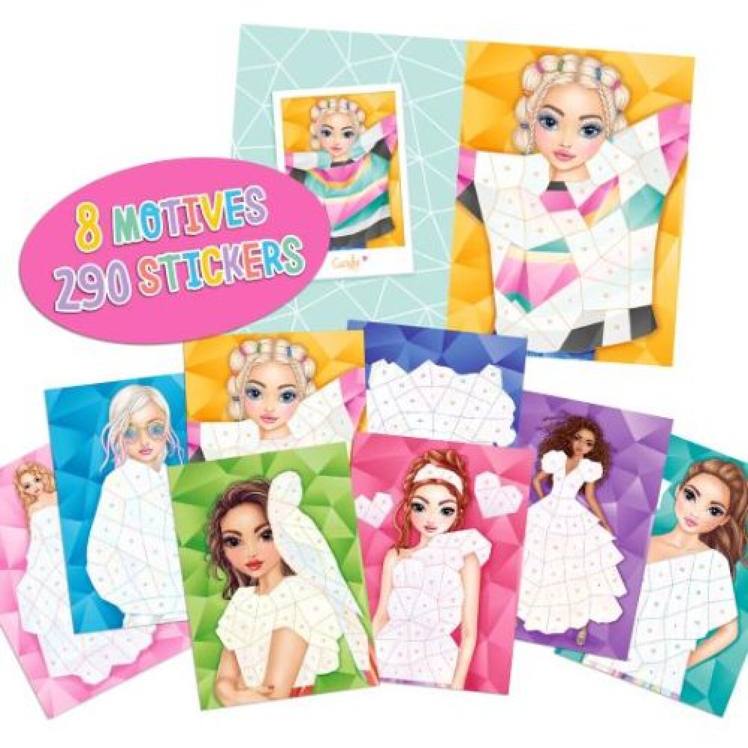 Stickers por numeros - Top Model - Stickers Por Numeros - Top Model ...