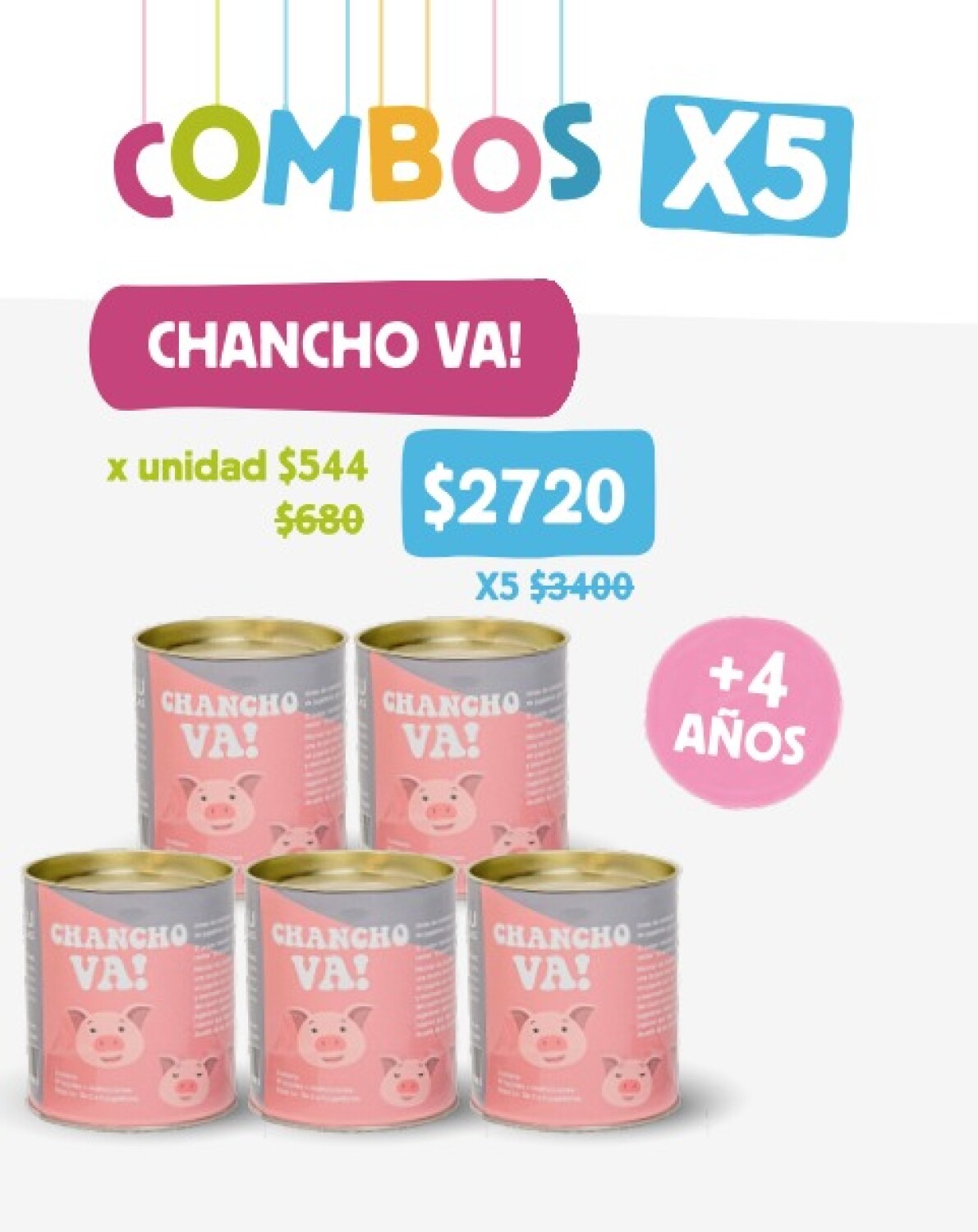 CHANCHO X 5 — ChauPantallas