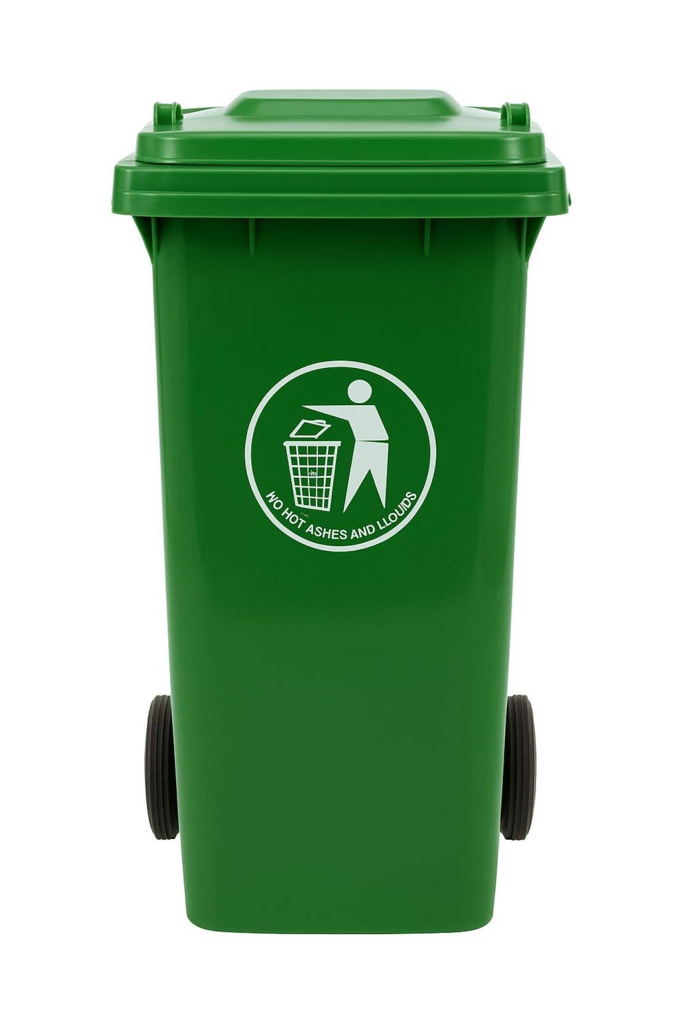 Contenedor De Residuos Verde - 120 Litros — Mundo M