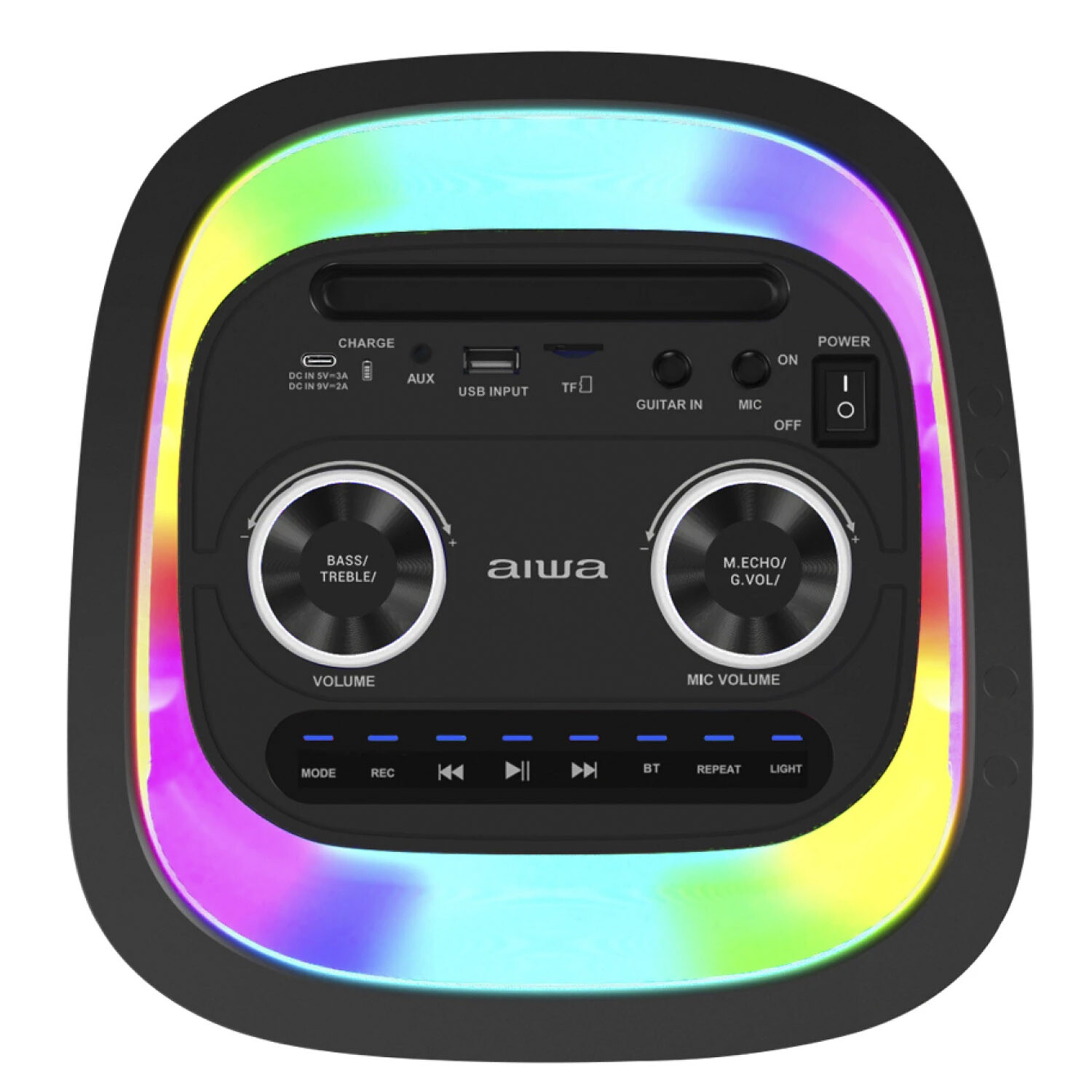 Parlante Torre de Audio Aiwa AWPOH4D 600W PMPO - Negro — Electroventas