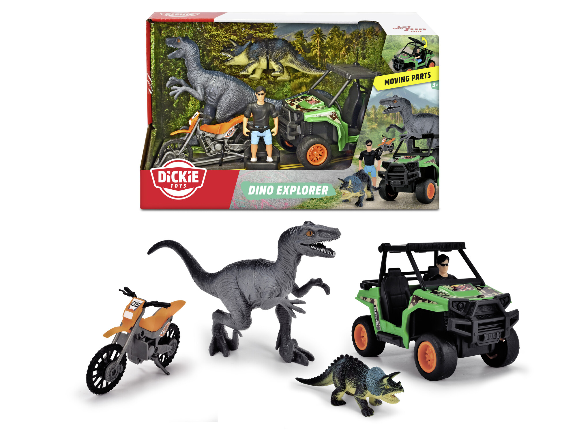 Playset Dickie Toys Dino Explorer — Universo Binario