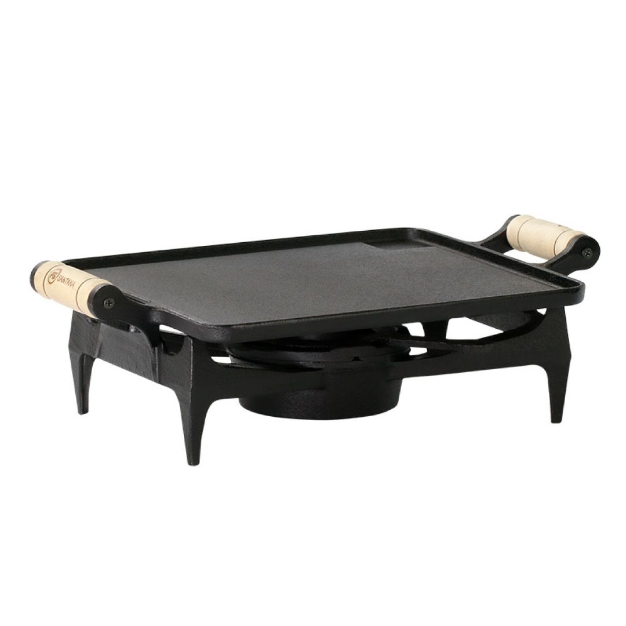 Brasero de hierro con mechero 38x24x10 cms — Basan