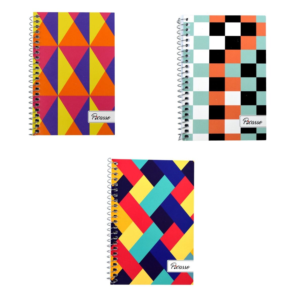 Libreta con tapa flexible 96 hojas con espiral Picasso — El Clon