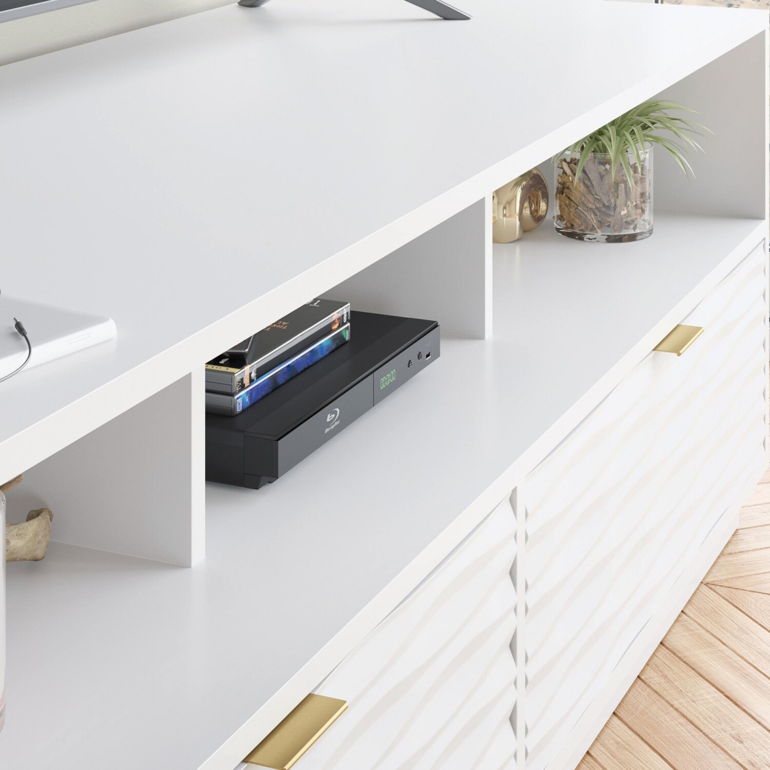 Rack para tv 60" - Sauder - Linea Morgan Main — Rustico Hogar