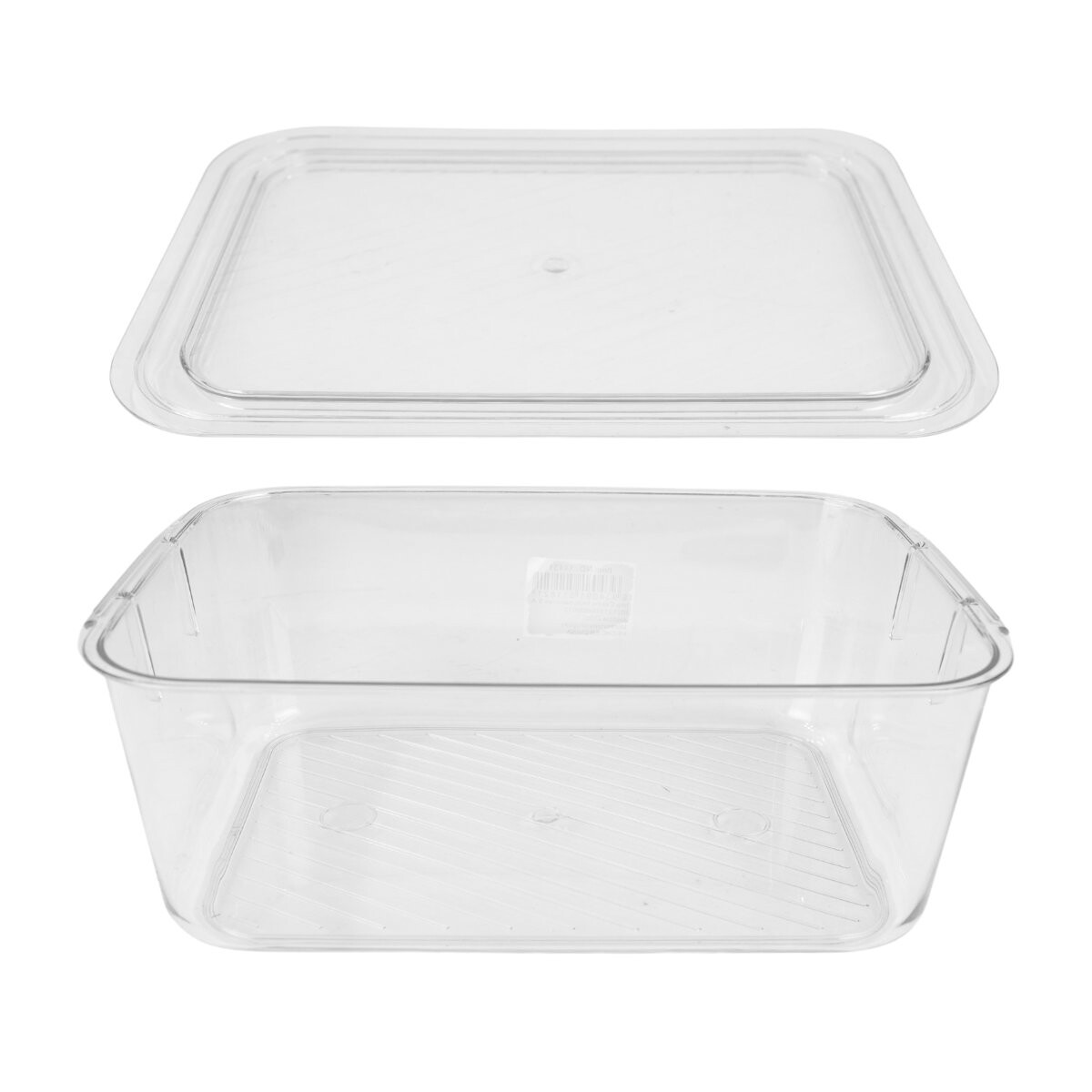 Recipiente de acrilico con tapa chico — El Clon