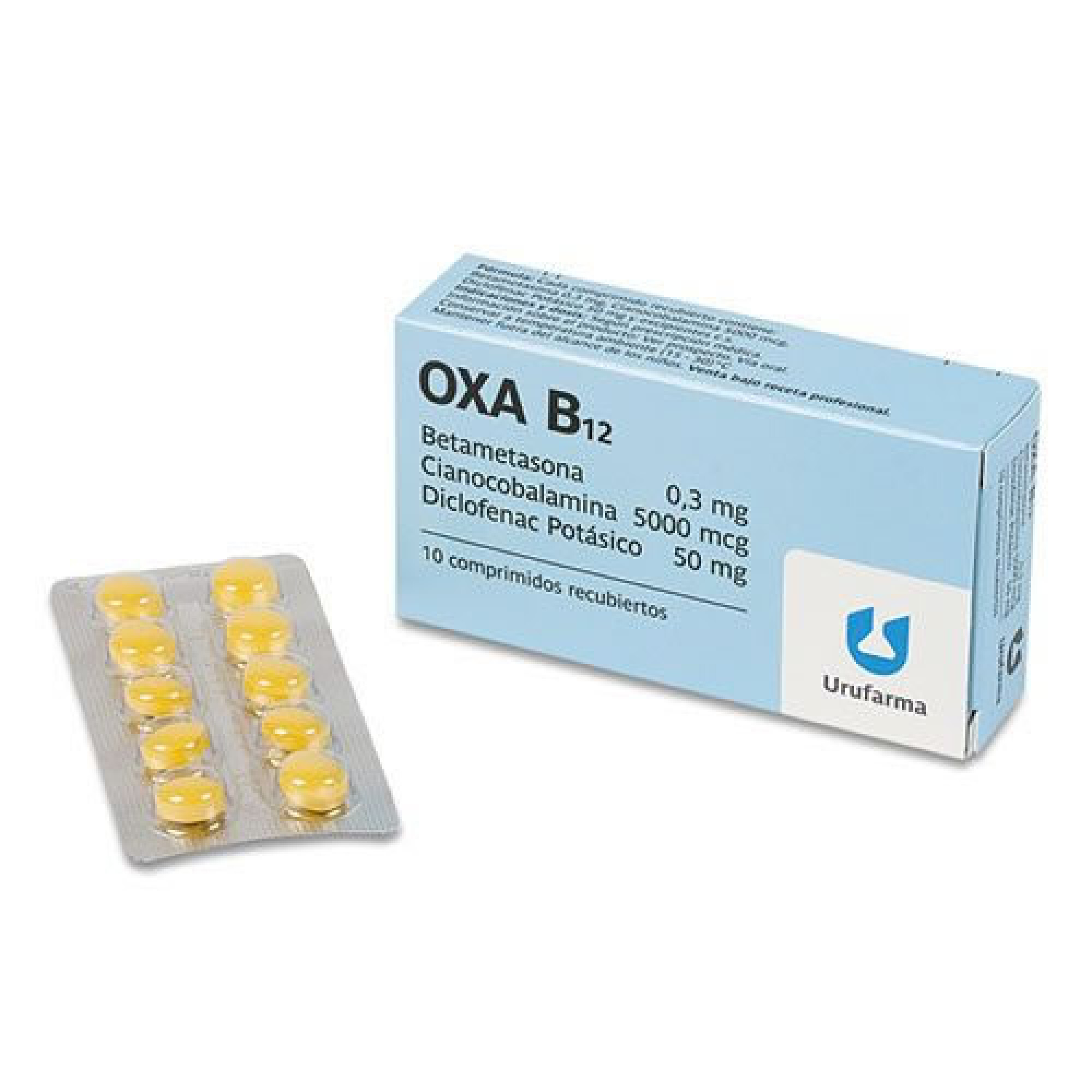 Oxa B12 X10 Comprimidos Suplemento De Vitamina B12 — Farmaglam