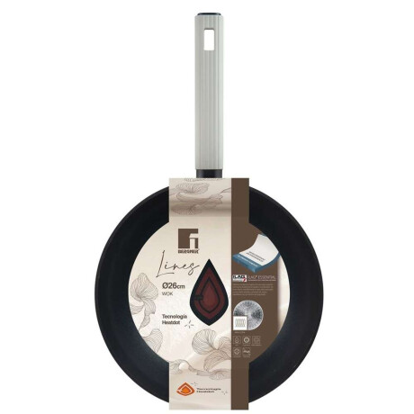 Wok 26Cm Alum Forjado Lines - Blanco — Tienda Soy Santander