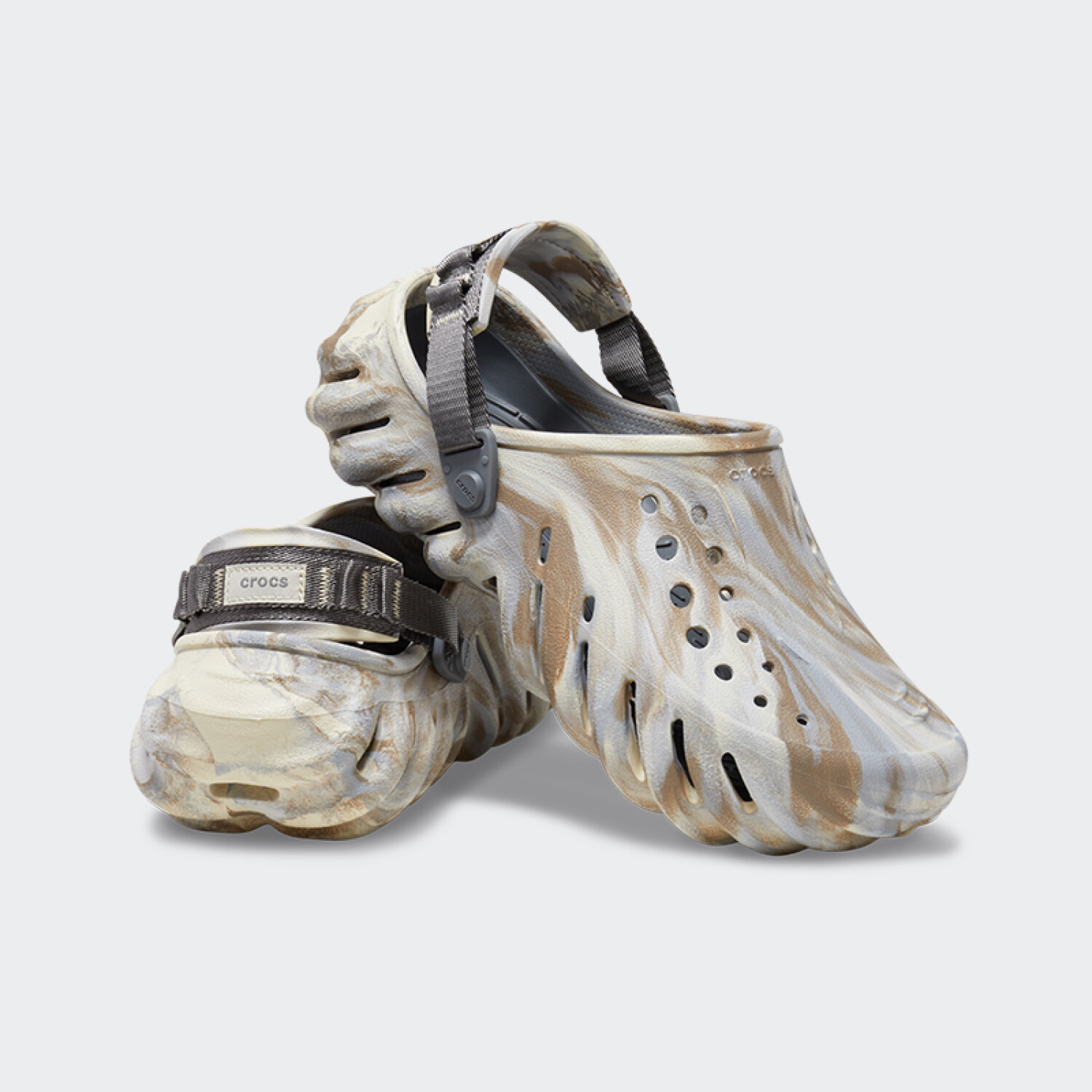 Crocs Echo Clog Marbled - Gris — Inbox