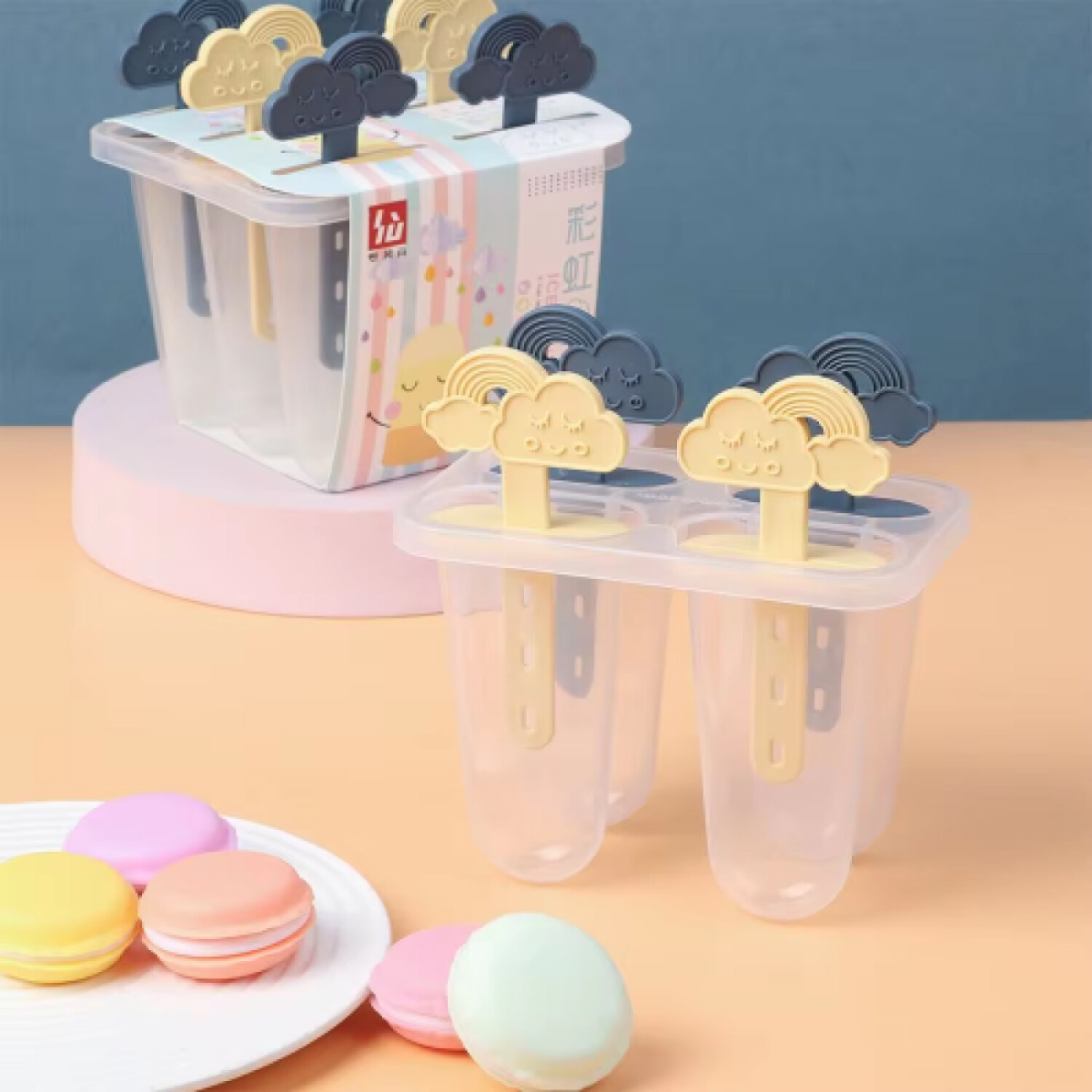 Set de 6 moldes para helado modelo nubecita — Mis Petates