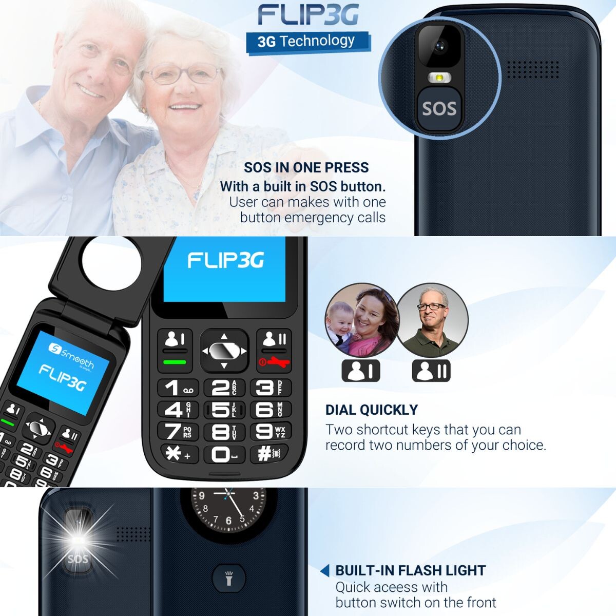 Celular Smooth Flip 3G — Market