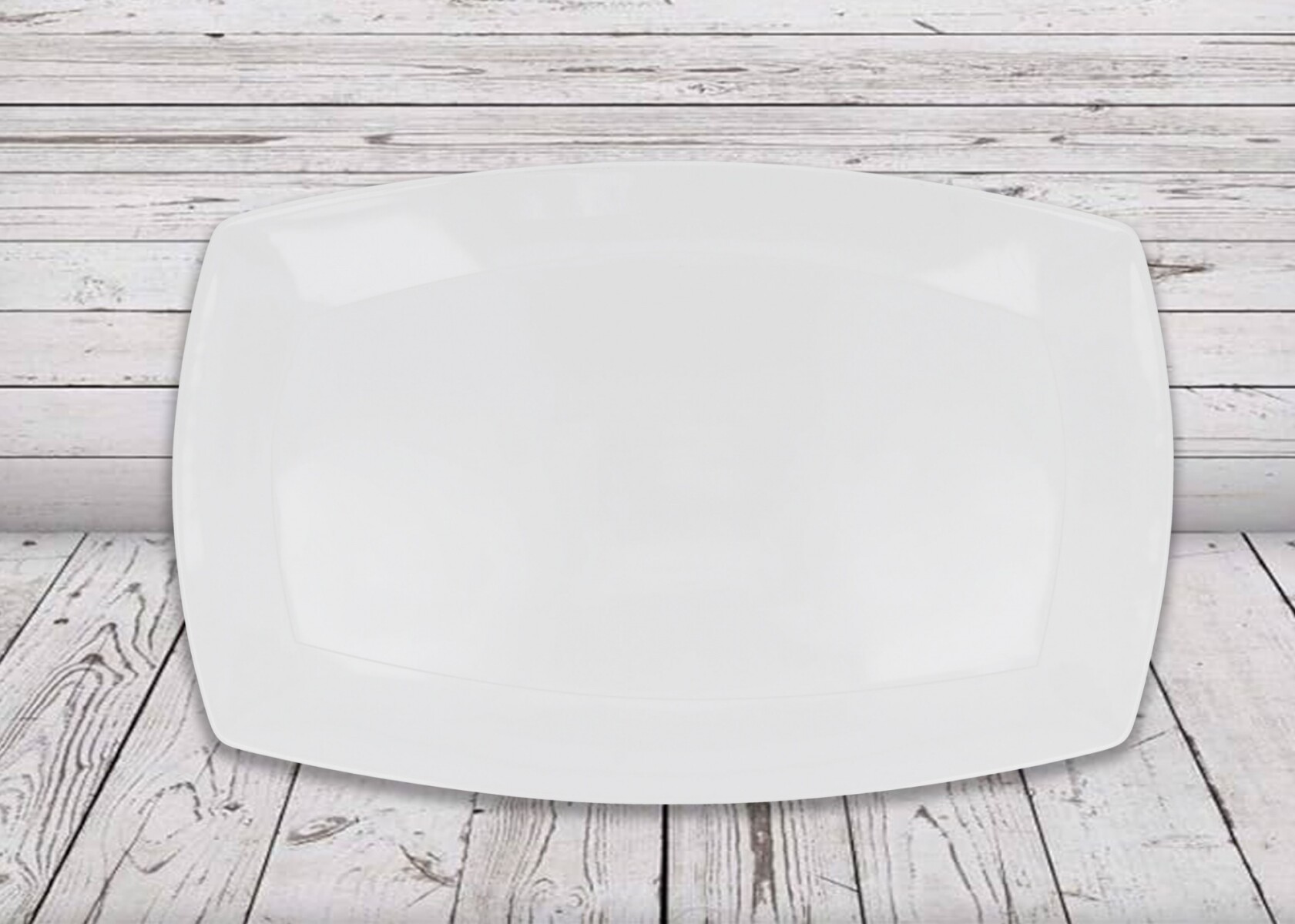 Bandeja rectangular de ceramica — El Clon