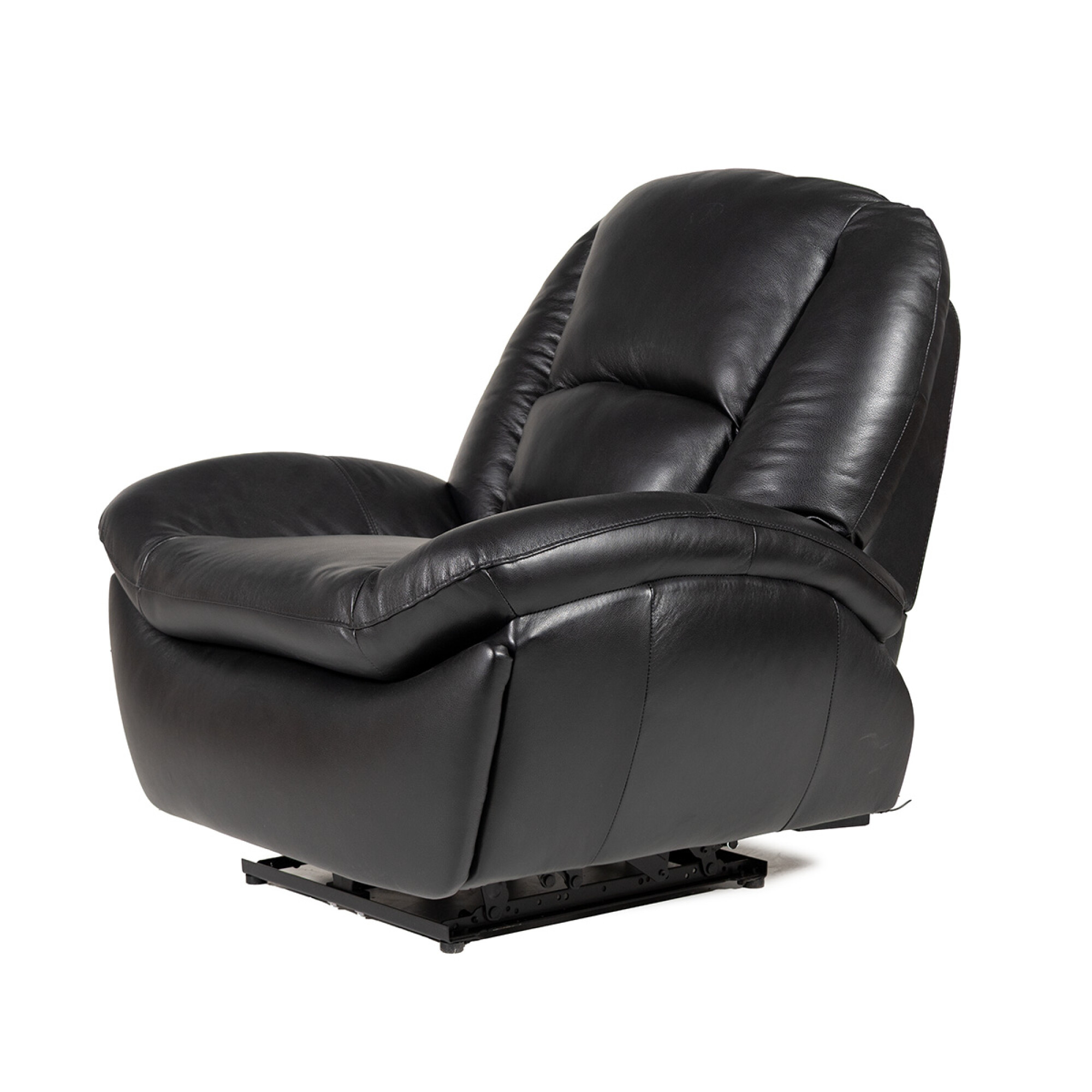 Butaca Cozy (Reclinable eléctrica) - Cuero Básico - 450 (Negro) — NYR Uruguay